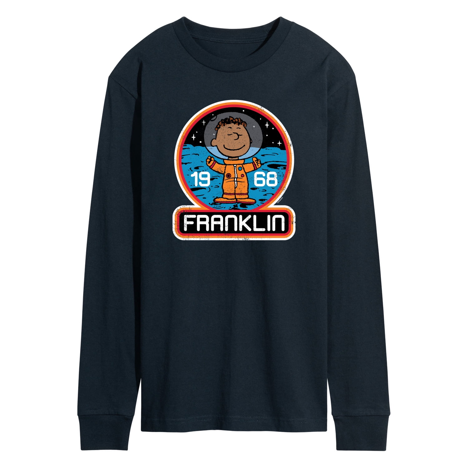 Peanuts - Franklin Space Badge - Men's Long Sleeve T-Shirt - Walmart.com