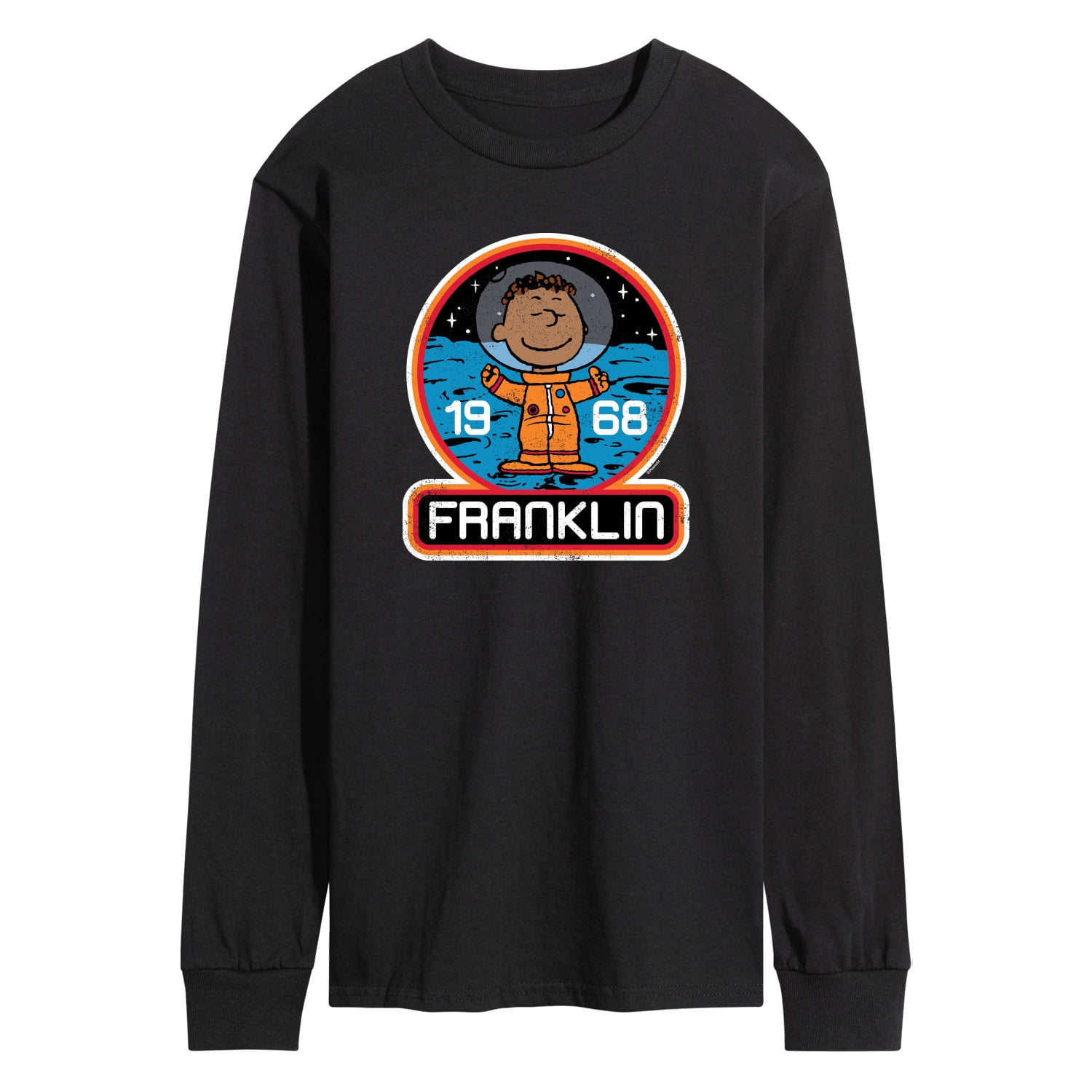 Peanuts - Franklin Space Badge - Men's Long Sleeve T-Shirt - Walmart.com