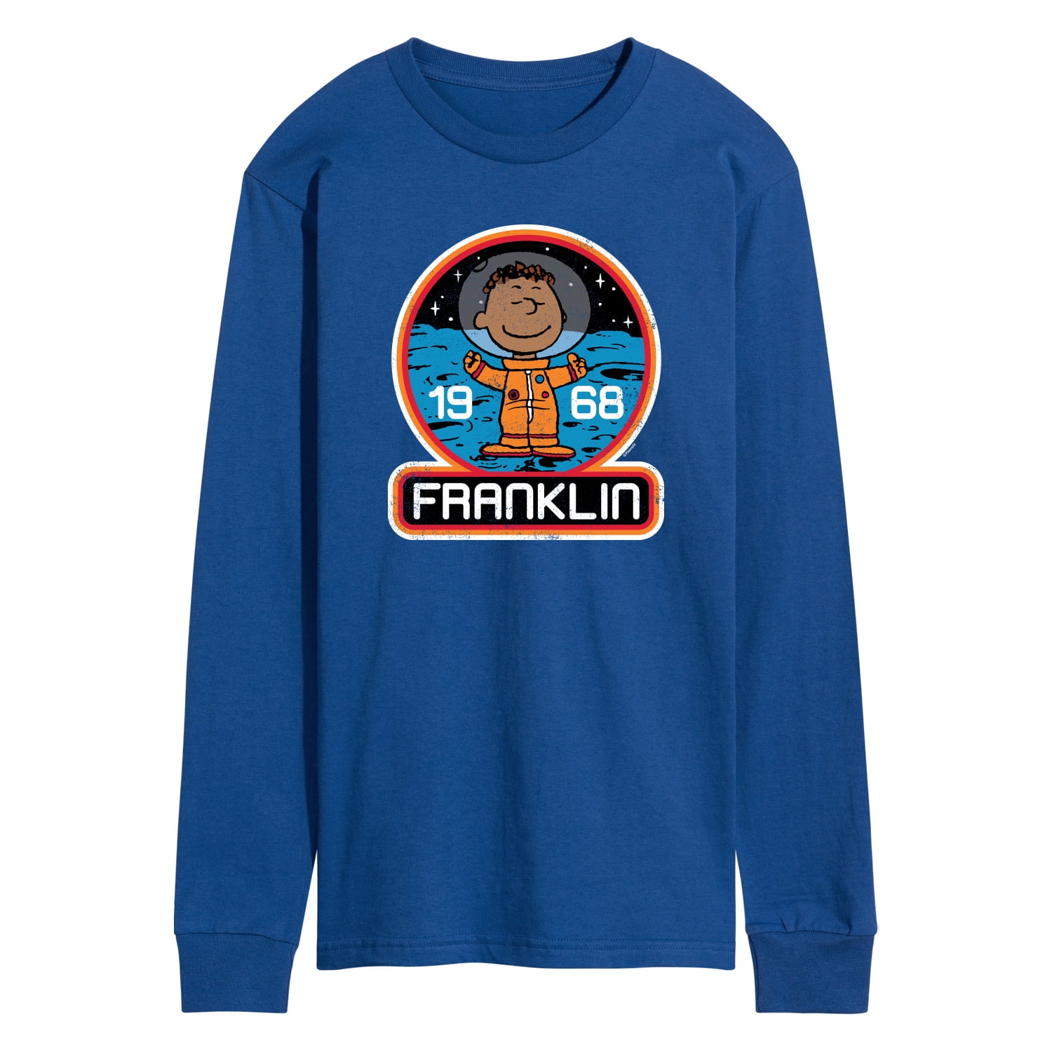Peanuts - Franklin Space Badge - Men's Long Sleeve T-Shirt - Walmart.com
