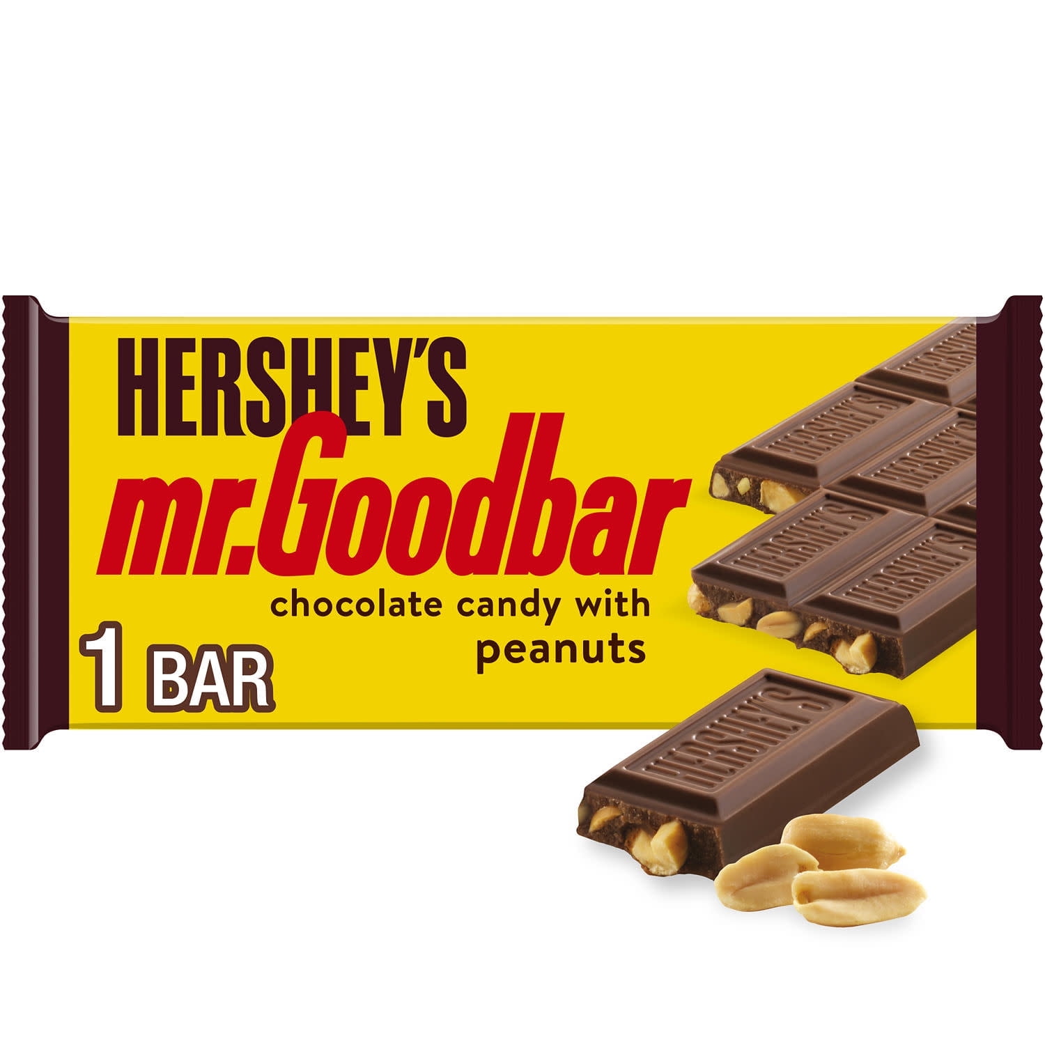 Peanuts Full Size Candy, Bar Hershey's Mr. Goodbar Chocolate (1PACK) - Walmart.com