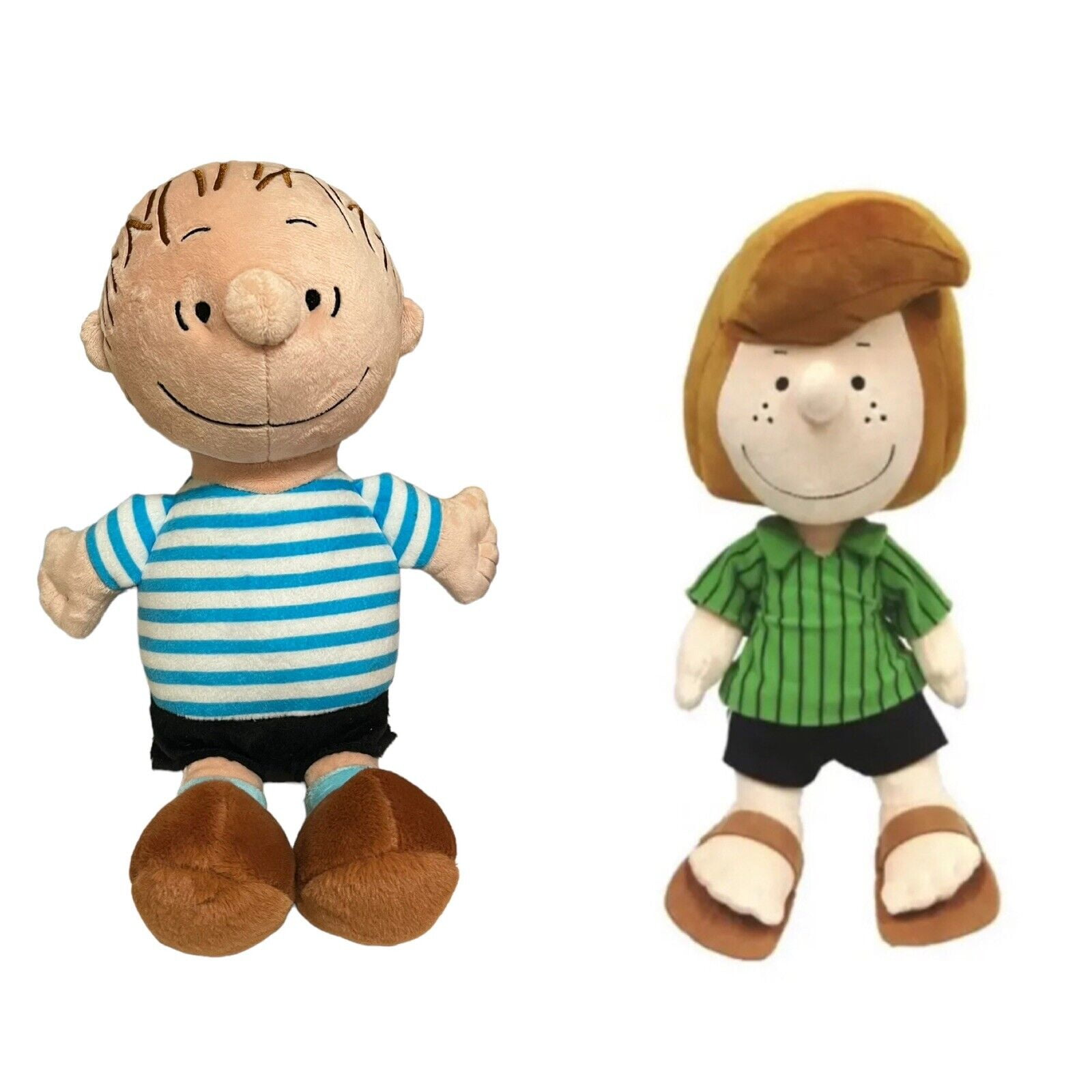 Peanuts Gang Linus & Green Peppermint Patty Plush Dolls Set 12” Soft ...