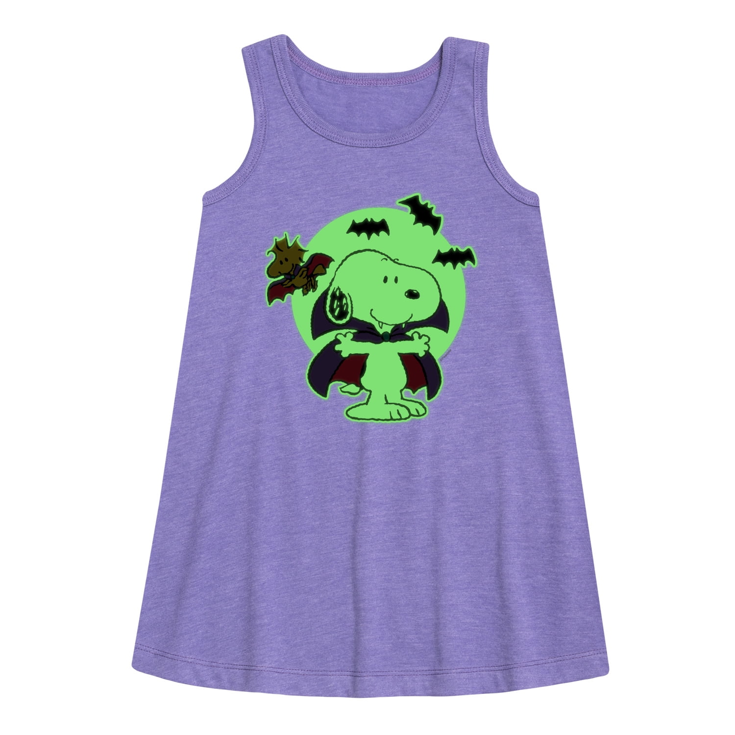 Peanuts - Glow In The Dark Vampire Snoopy - Toddler and Youth Girls A ...