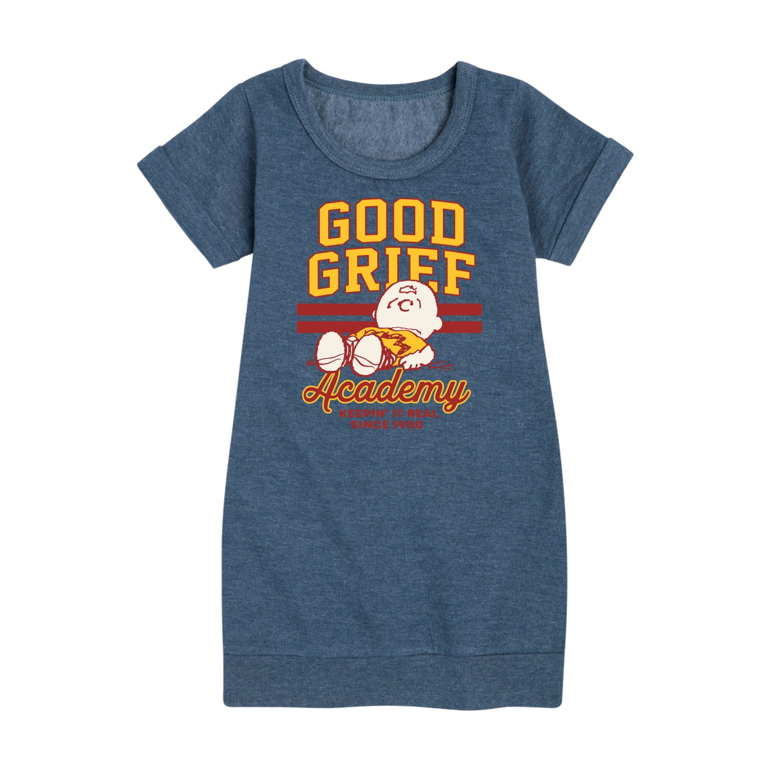 Peanuts - Good Grief Academy - Toddler & Youth Girls Fleece Dress ...
