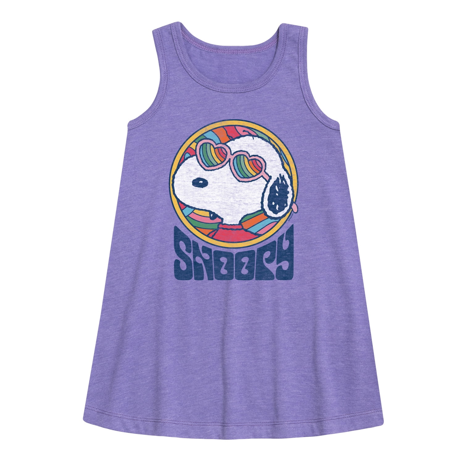 Peanuts - Groovy Snoopy - Toddler and Youth Girls A-line Dress ...