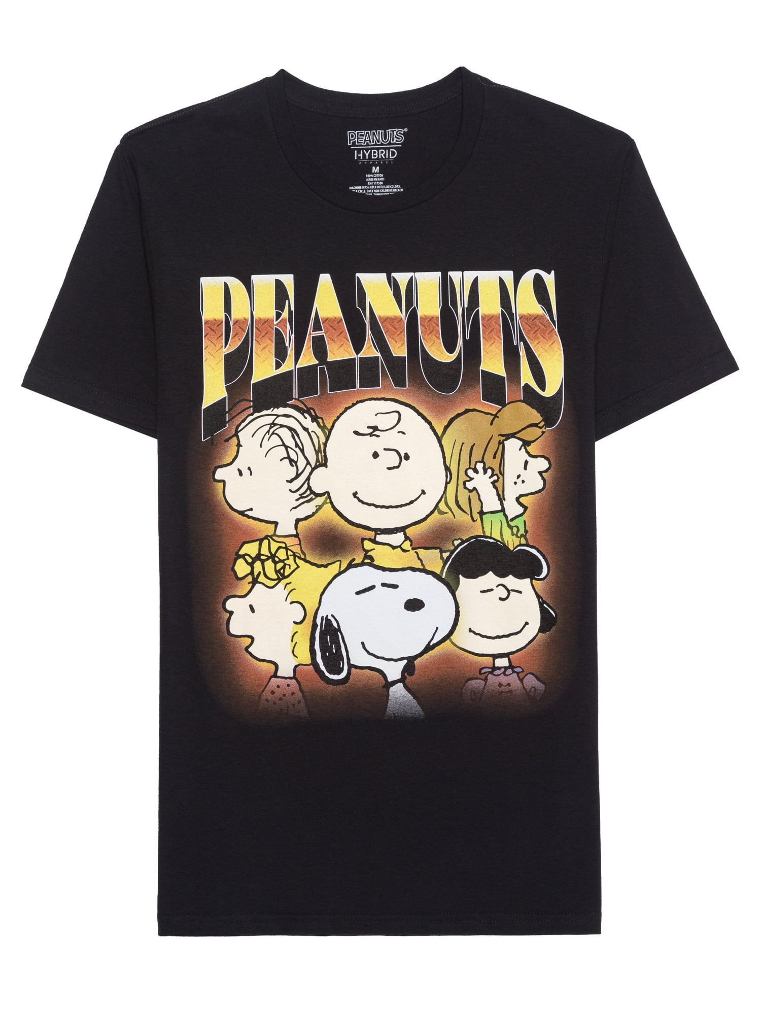 Peanuts Group Vintage 90's Style Mens & Big Mens Short Sleeve Graphic T-Shirt, Sizes S-3XL ...
