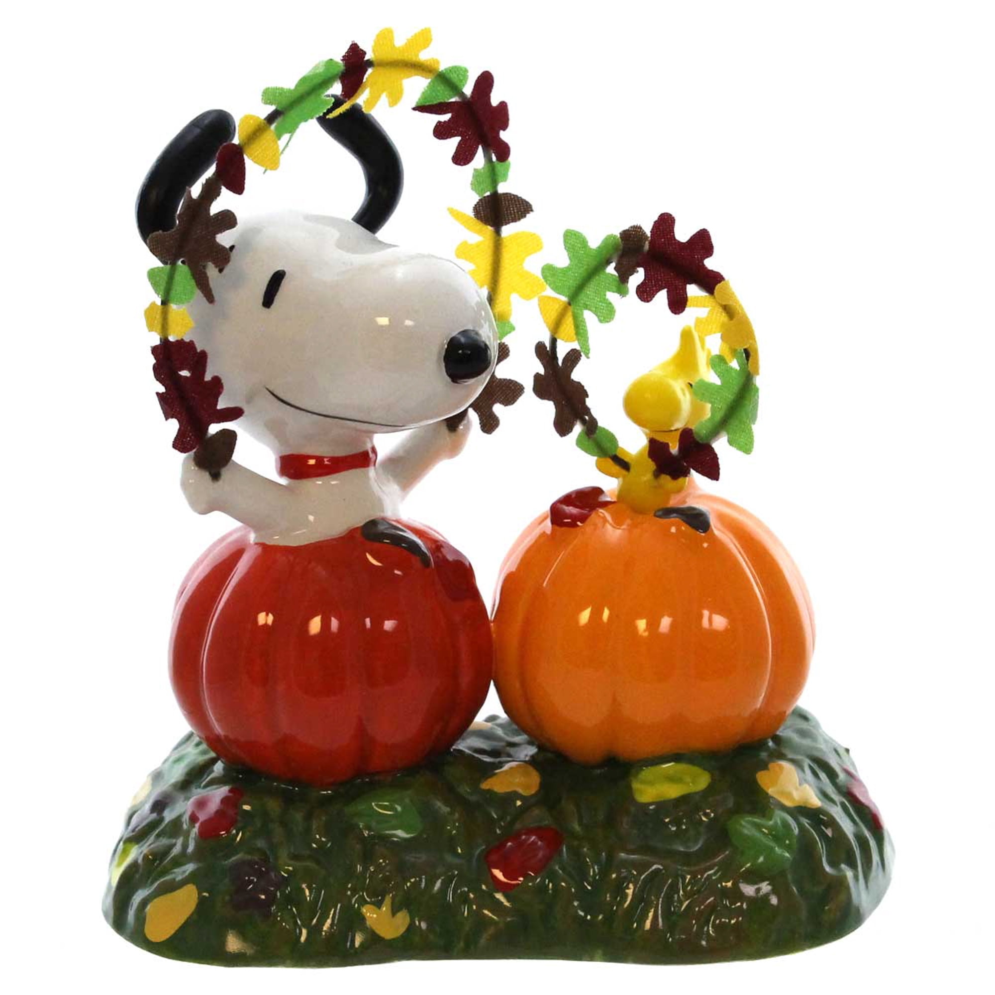Peanuts Happy Harvest Ceramic Snoopy Fall Pumpkin 4037418 - Walmart.com