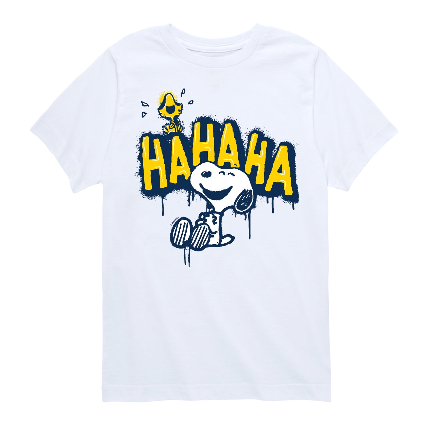Peanuts - Ha Ha Graffiti - Toddler And Youth Short Sleeve Graphic T ...