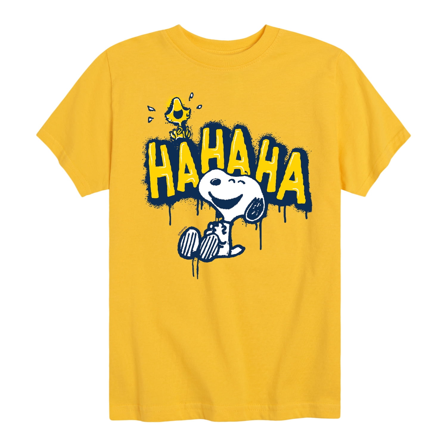 Peanuts - Ha Ha Graffiti - Toddler And Youth Short Sleeve Graphic T ...