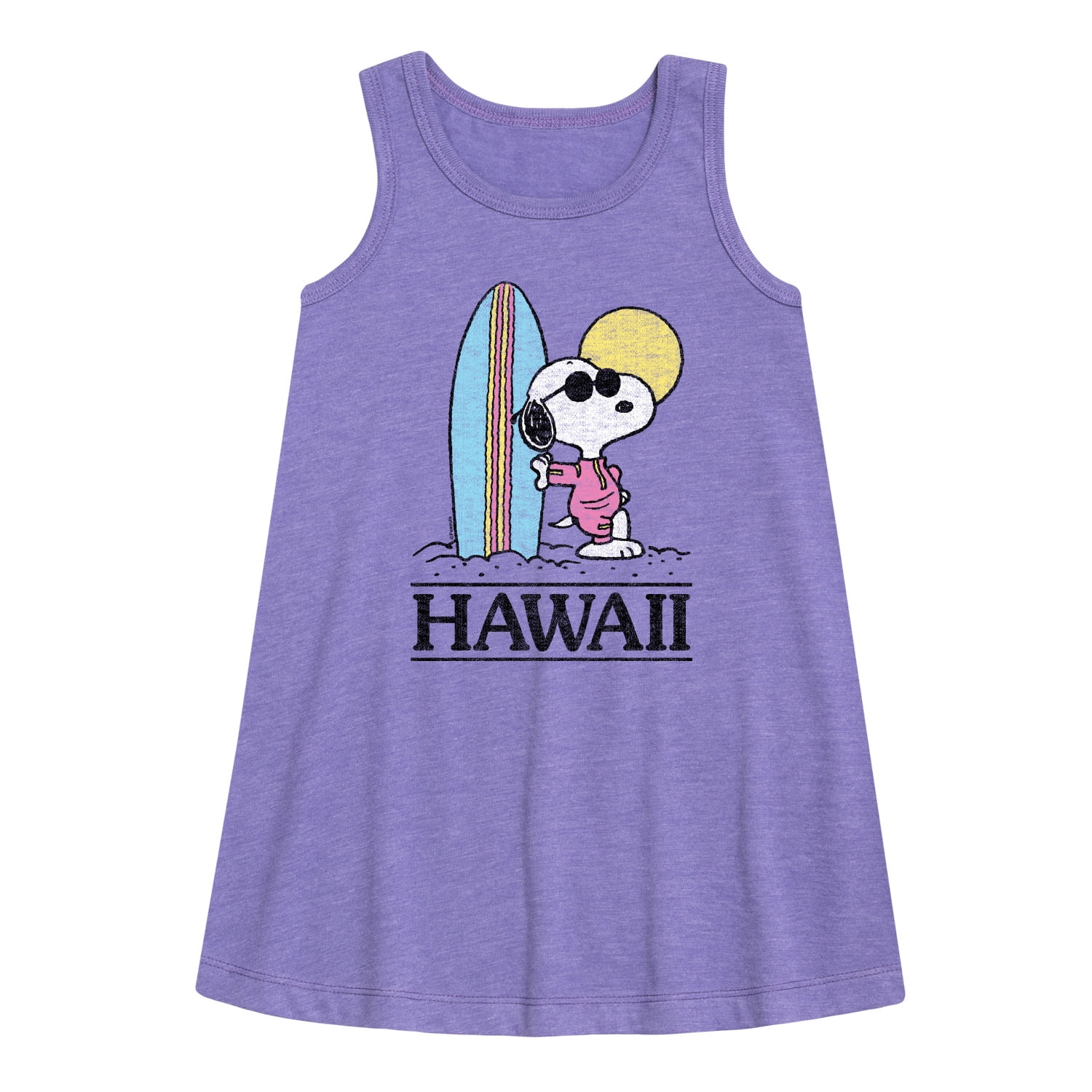 Peanuts - Hawaii - Toddler and Youth Girls A-line Dress - Walmart.com