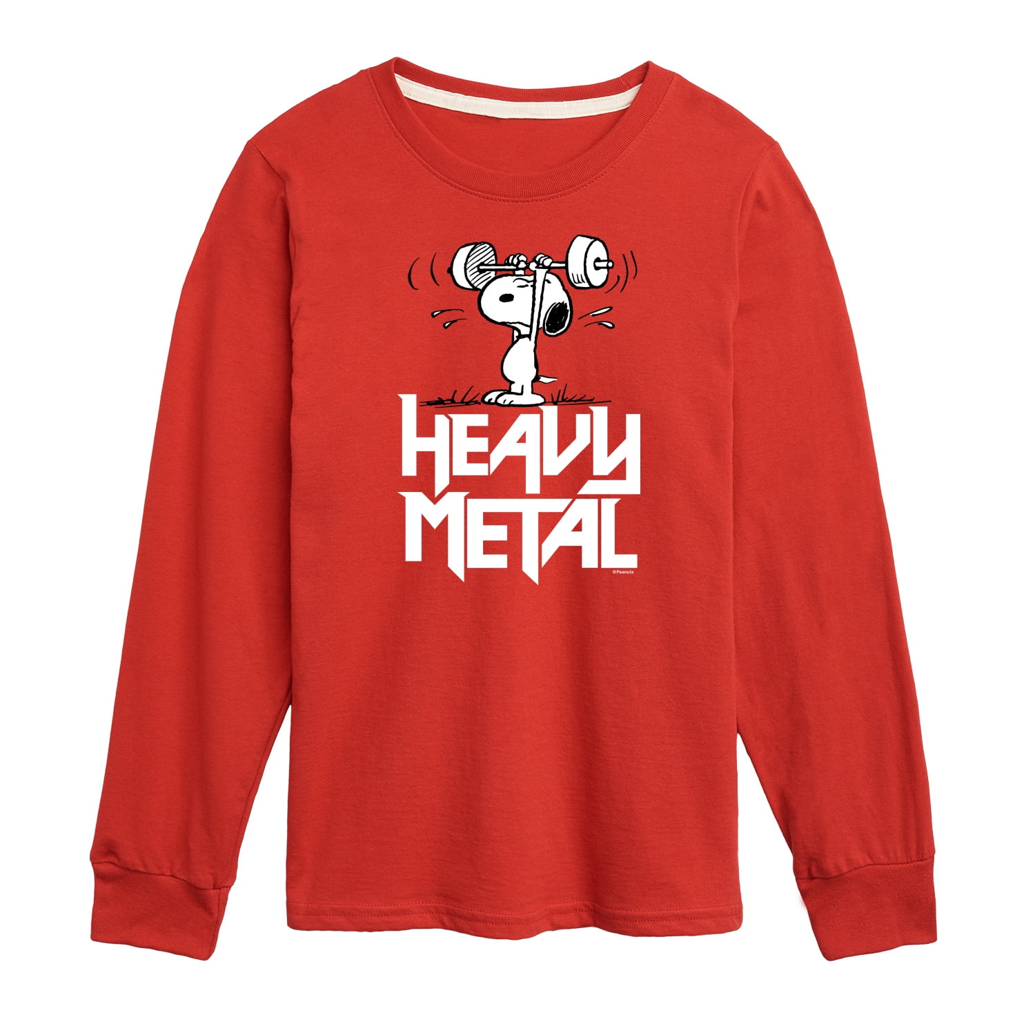 Peanuts - Heavy Metal Snoopy - Toddler And Youth Long Sleeve Graphic T ...