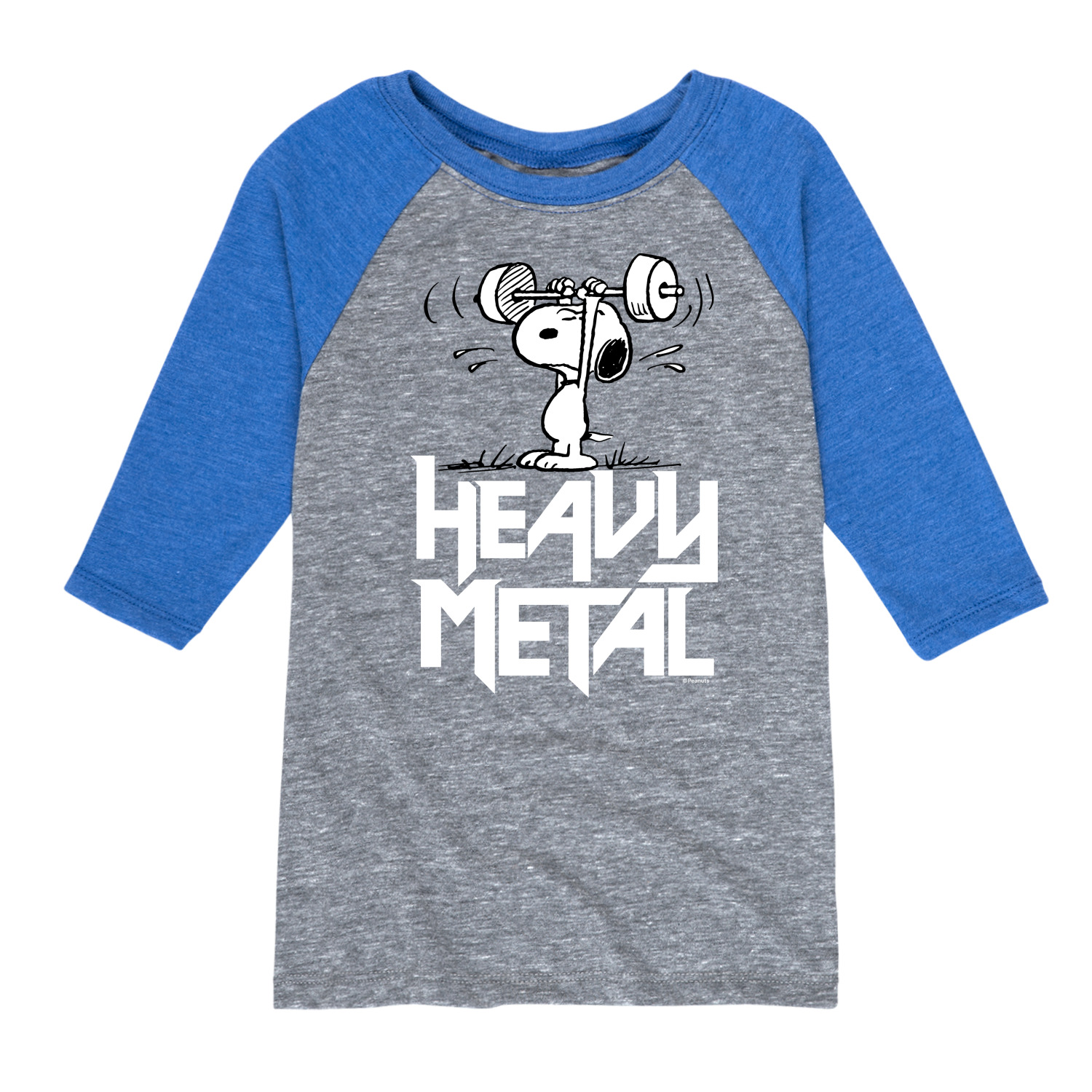 Peanuts - Heavy Metal Snoopy - Toddler And Youth Raglan Graphic T-Shirt ...