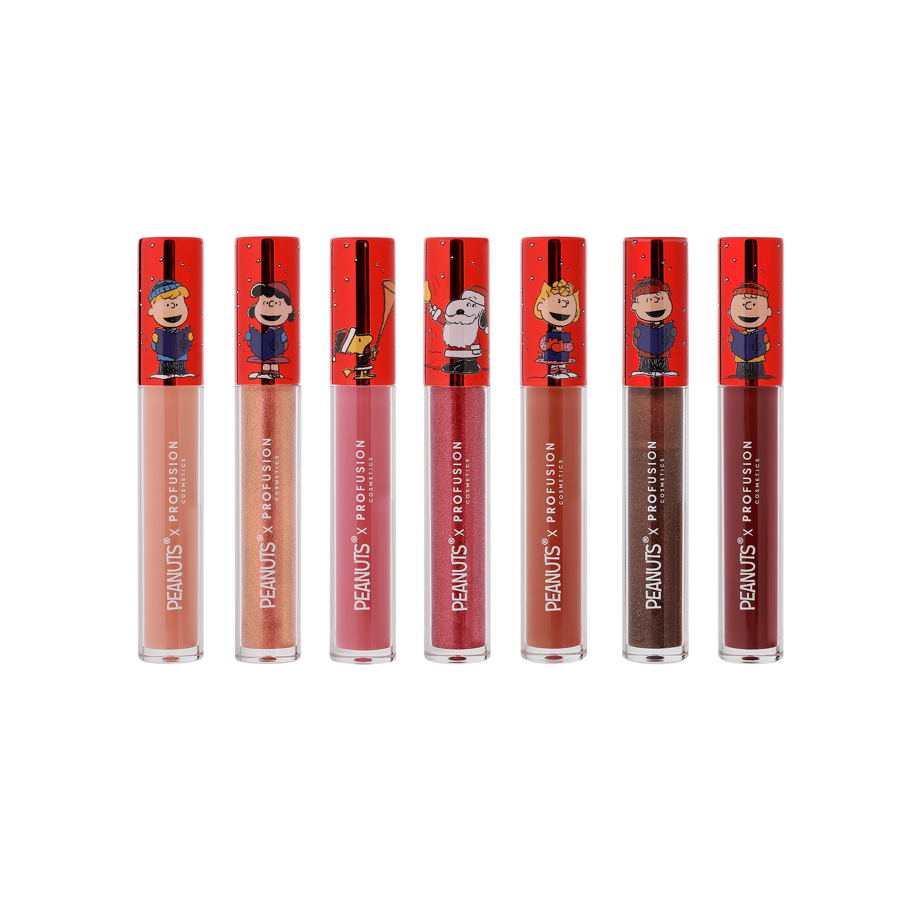 Peanuts Holiday | The Joy of Giving 7PC Lip Gloss Set - Walmart.com