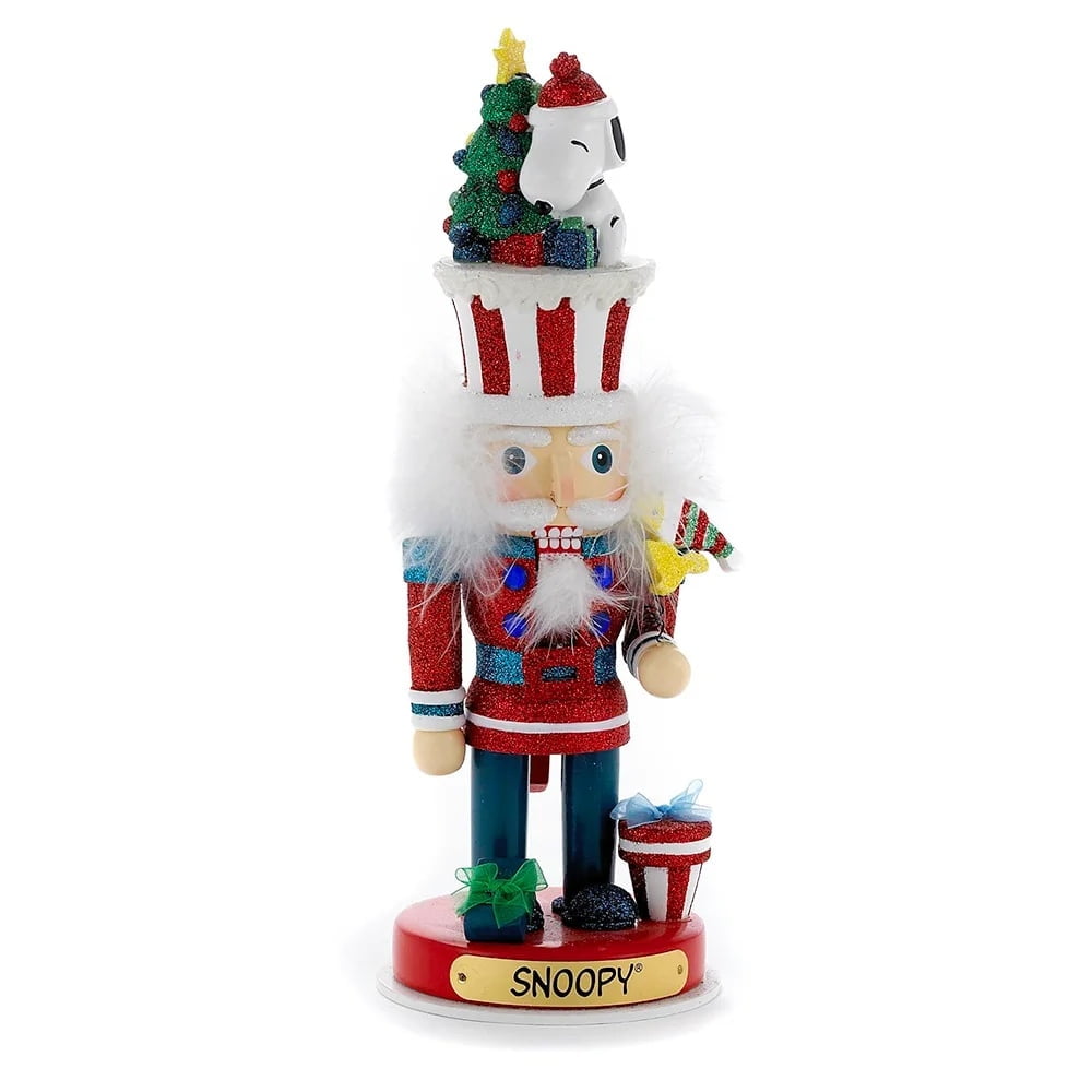 Kurt Adler 12-Inch Snoopy Hollywood Nutcracker – Peanuts Christmas ...
