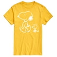 Peanuts - I'll Follow You - Snoopy & Woodstock - Men's Short Sleeve ...