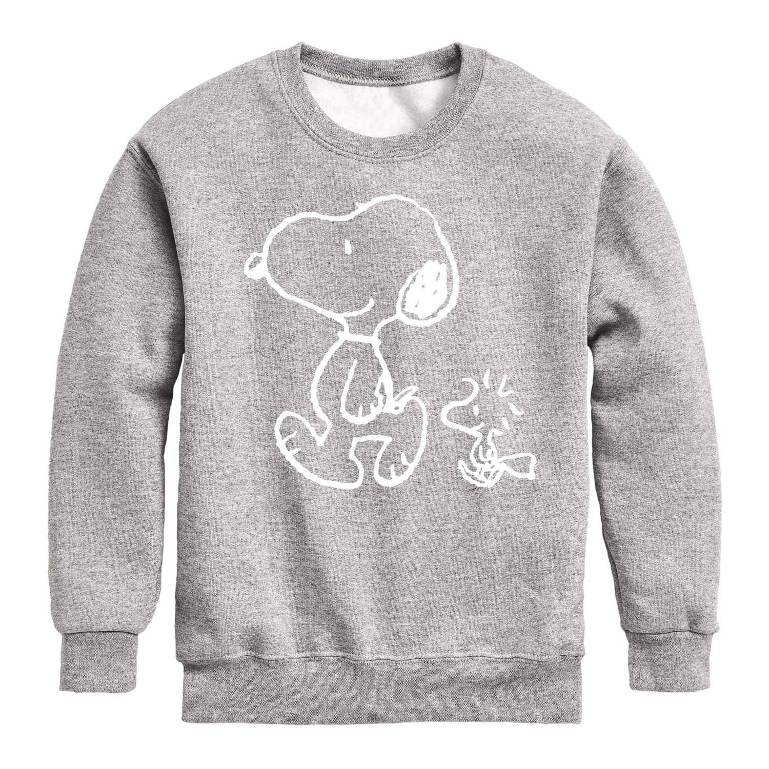 Peanuts - Snoopy Camping - Toddler And Youth Crewneck Fleece Peanuts - Snoopy Camping - Toddler And Youth Crewneck Fleece