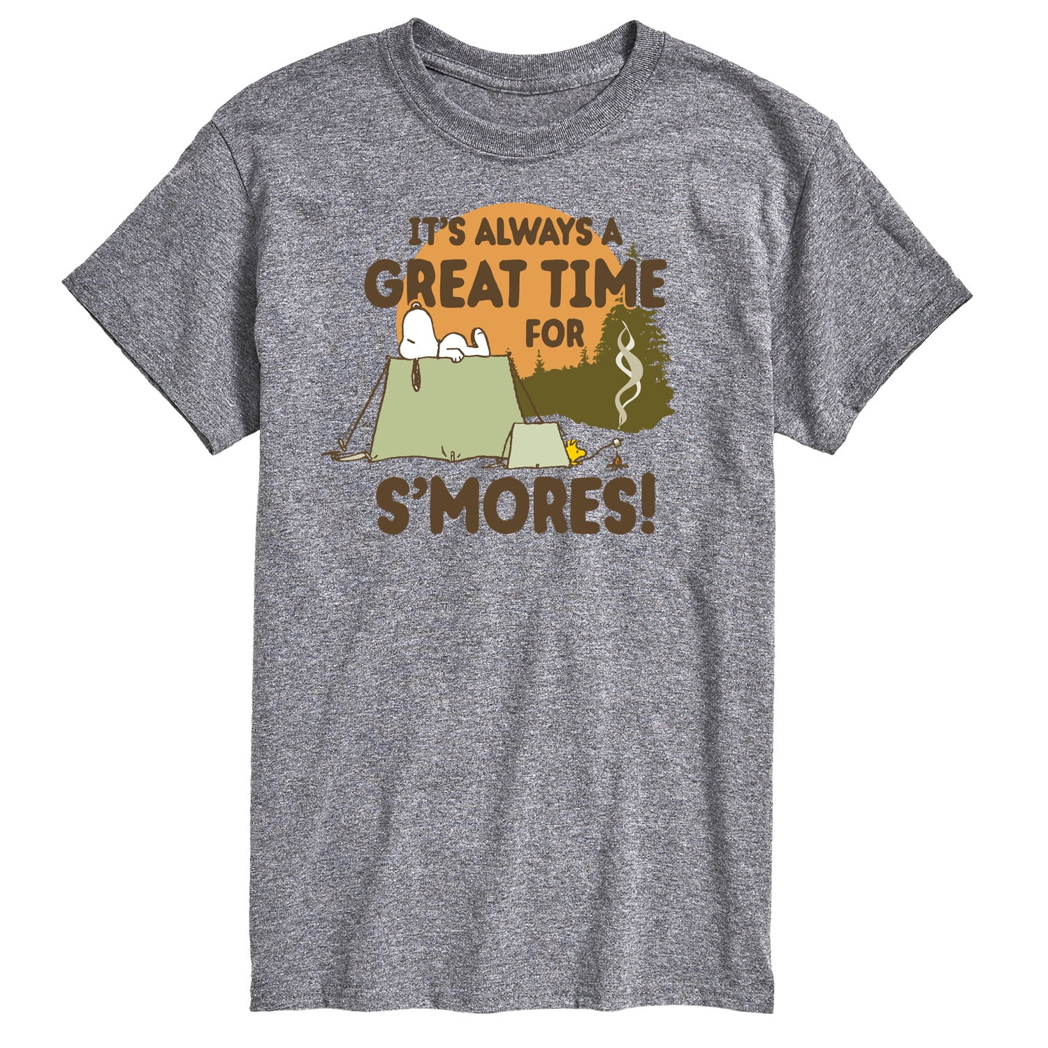 Peanuts - It Always A Great Time For Smores - Men's Short Sleeve ...