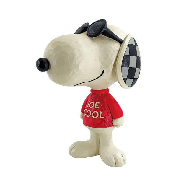 Peanuts Jim Shore Snoopy Big Fig Joe Cool Figurine #6011962 - Walmart.com