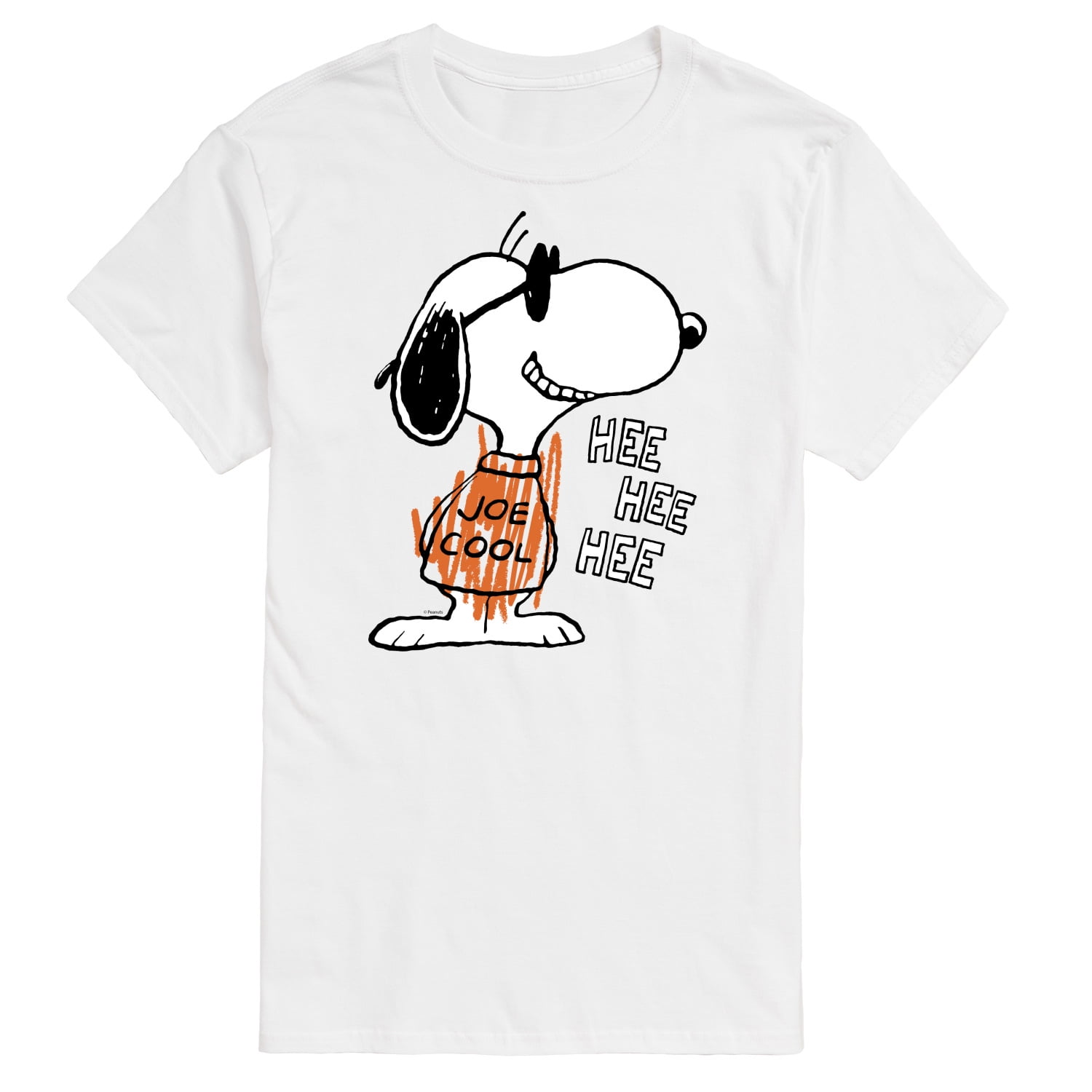 Peanuts - Joe Cool Hee Hee Hee - Men's Short Sleeve Graphic T-Shirt ...