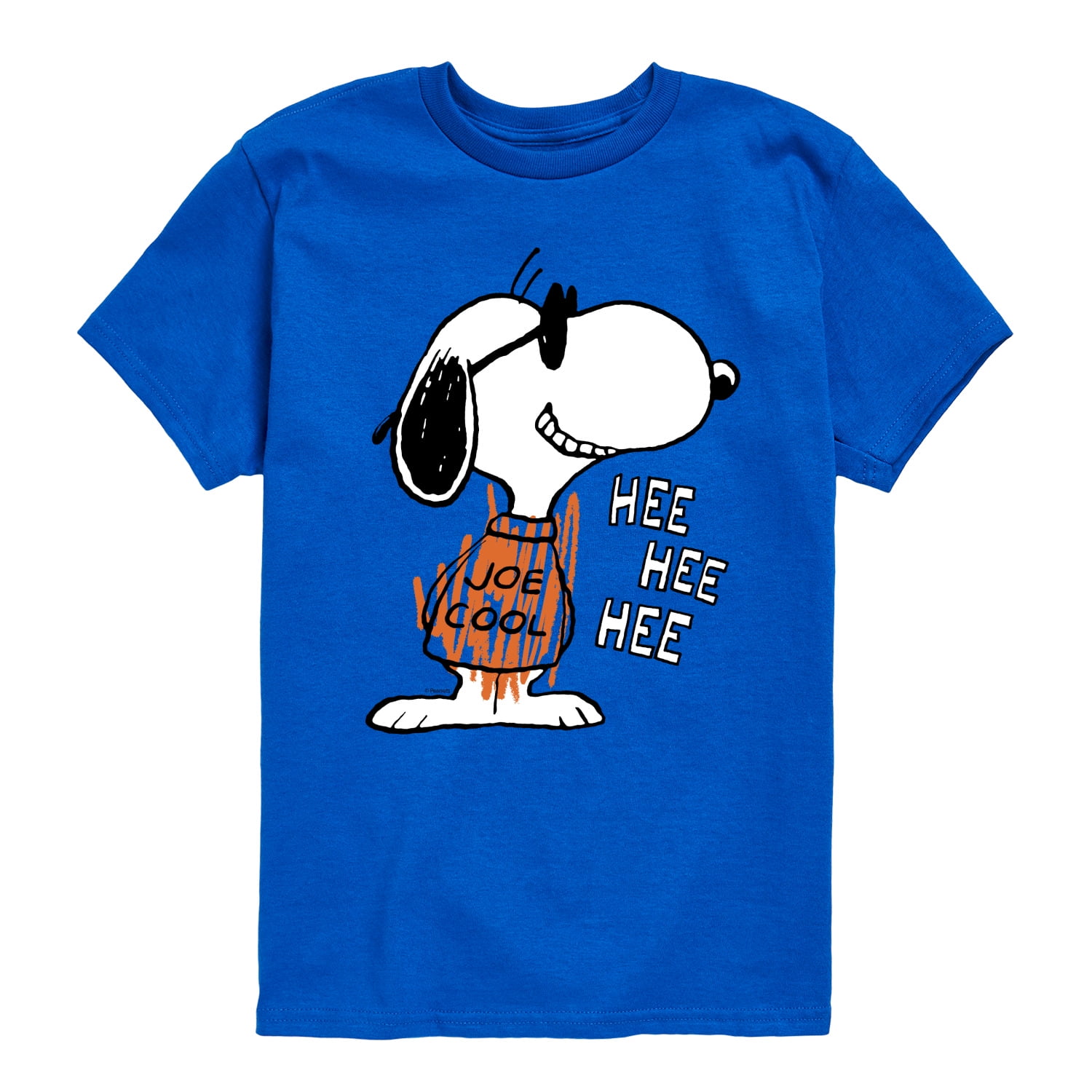 Peanuts - Joe Cool Hee Hee Hee - Youth Short Sleeve Tee - Walmart.com