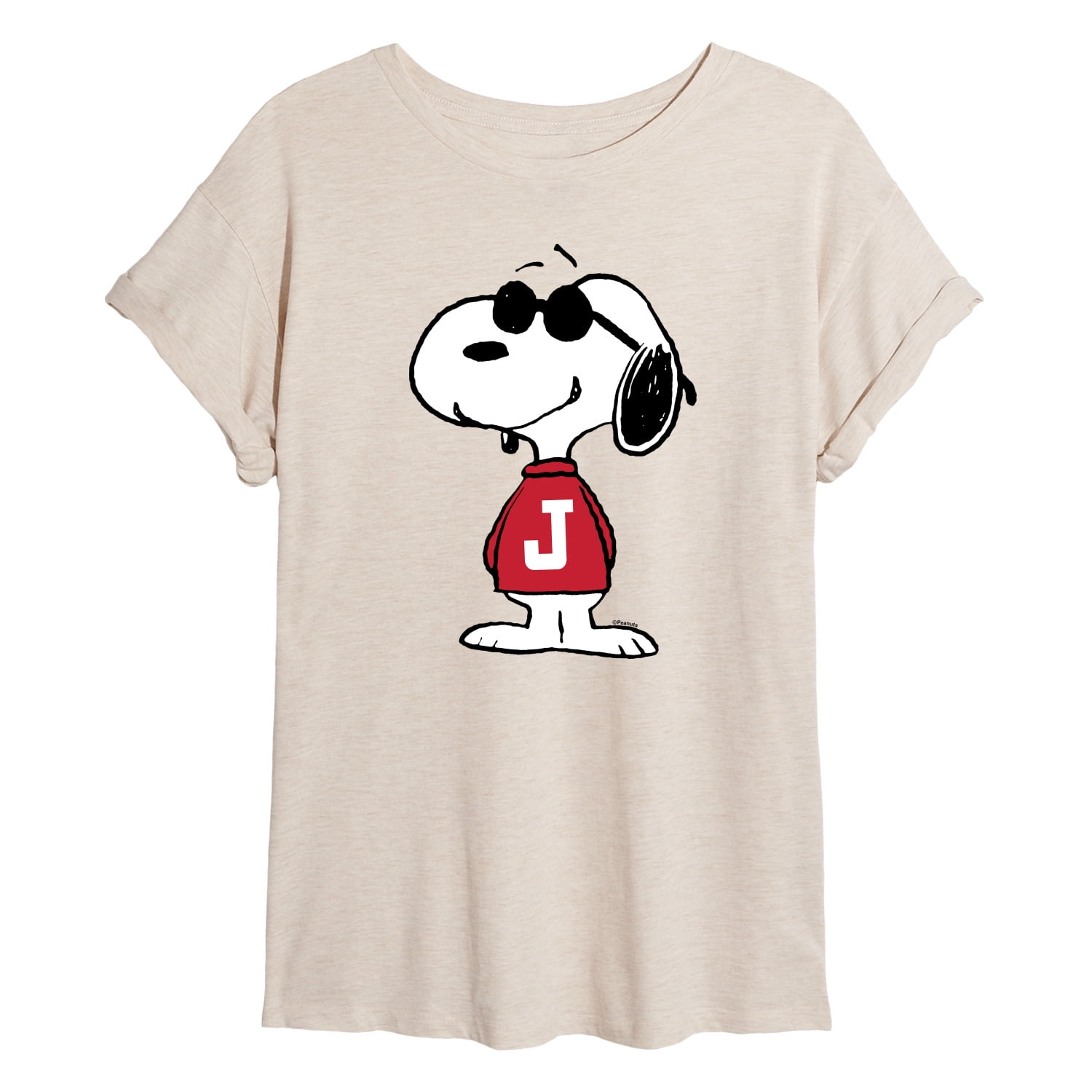 Peanuts - Joe Cool Pose - Juniors Ideal Flowy Muscle T-Shirt - Walmart.com