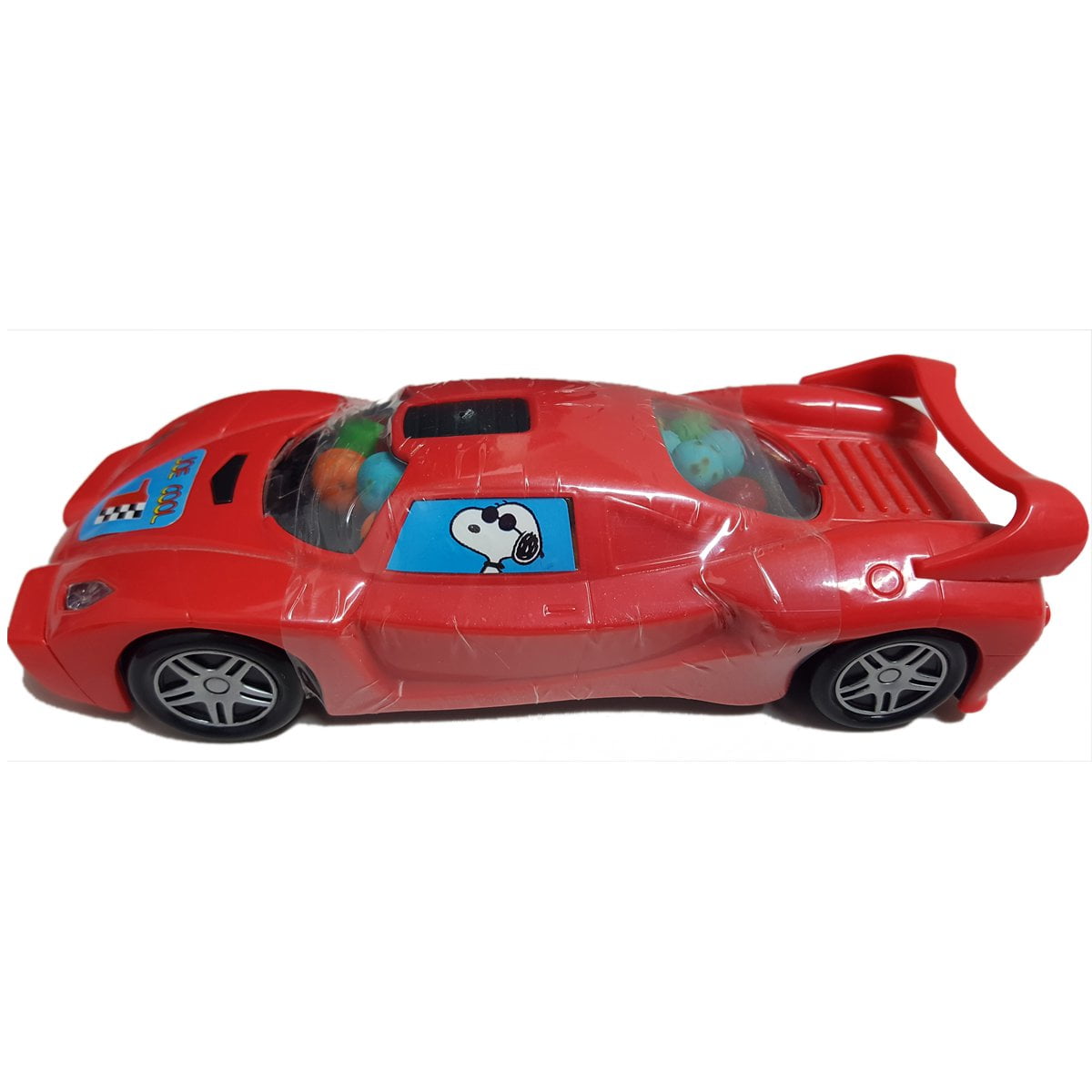 Peanuts Joe Cool Snoopy Race Car Driver #1 Toy Red Race Car, Candy ...