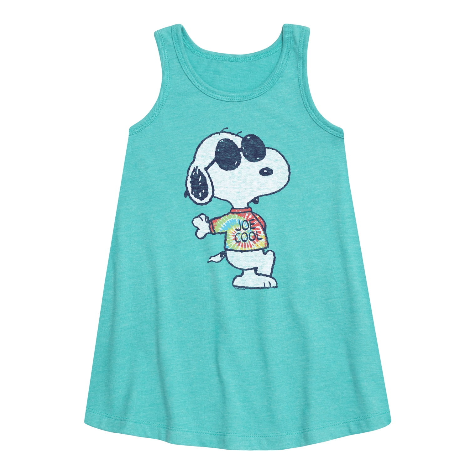 Peanuts - Joe Cool' Tie Dye - Toddler & Youth Girls A-line Dress ...