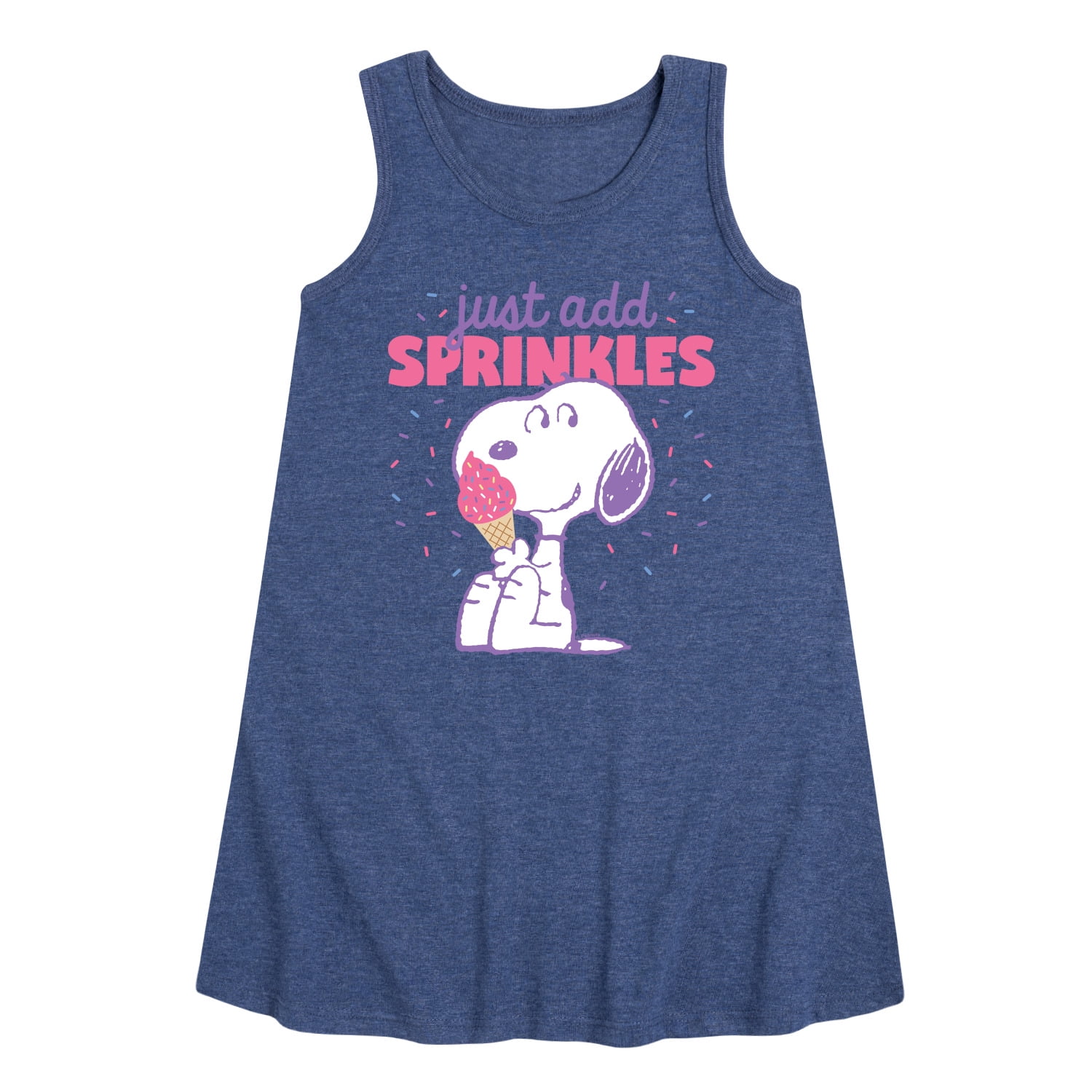 Peanuts - Just Add Sprinkles - Youth Girls A-line Dress - Walmart.com