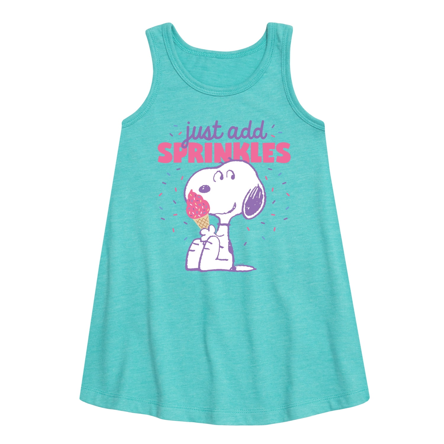 Peanuts - Just Add Sprinkles - Youth Girls A-line Dress - Walmart.com