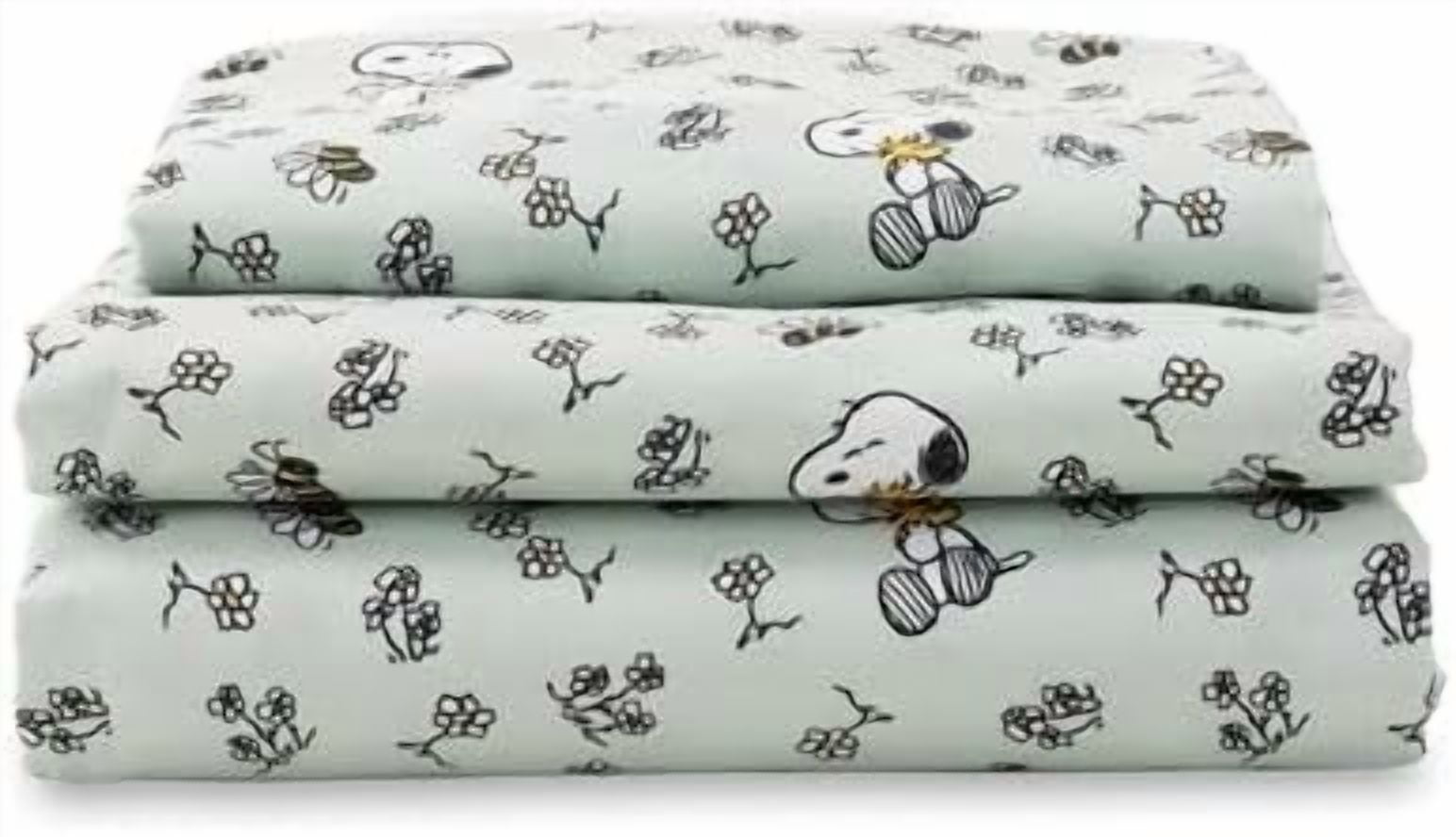 Peanuts® Kids Sheet Set Twin Size - 3 Pieces,Cute Character Snoopy ...