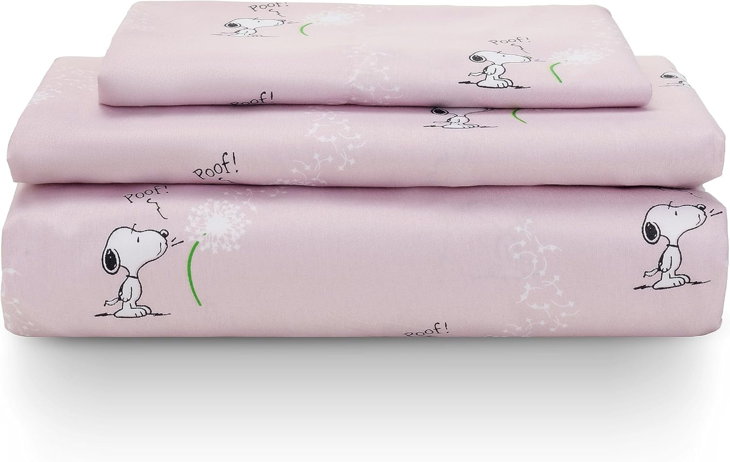 Peanuts Kids Sheet Set, Twin Size - 3 Pieces, Peanuts Snoopy Make A ...