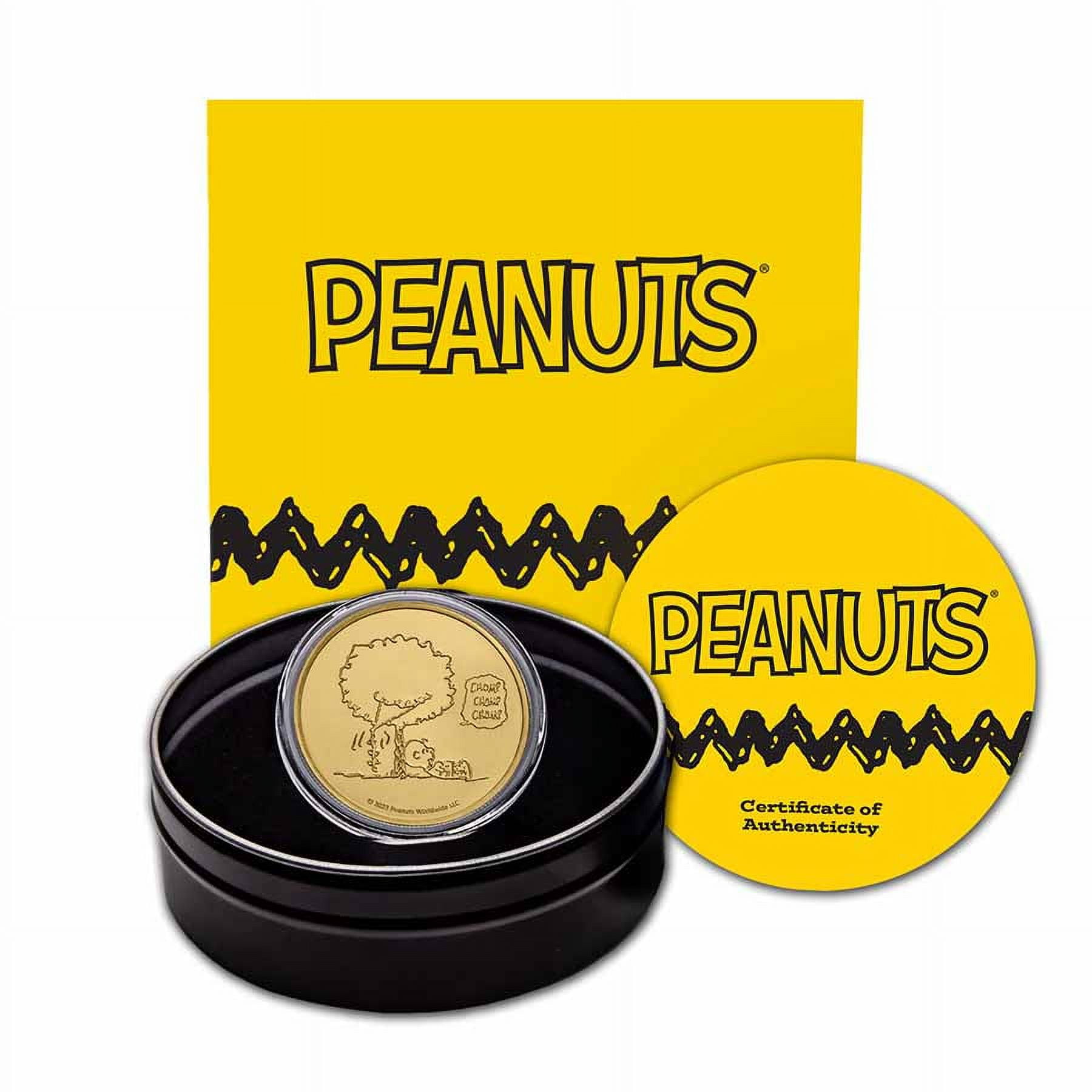 Peanuts® Kite-Eating Tree 1 oz Gold Round - Walmart.com