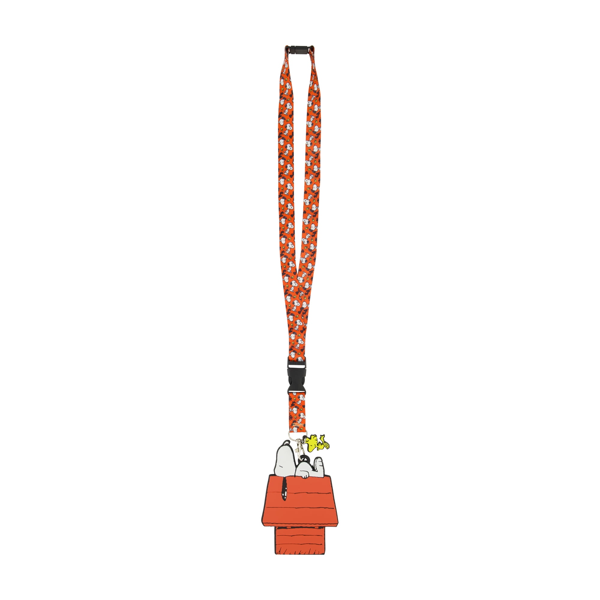 Peanuts Lanyard, ID Card and Badge Holder, Snoopy and Woodstock ...