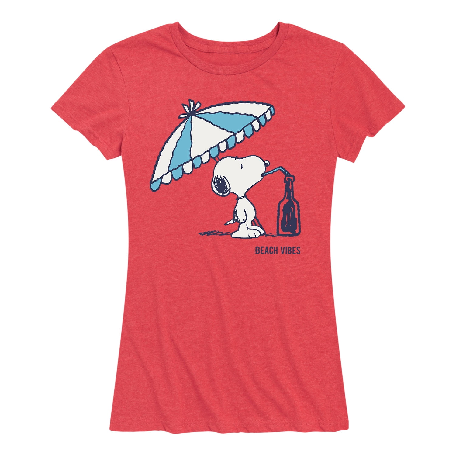 Peanuts - Lazy Snoopy - Women's Short Sleeve Graphic T-Shirt - Walmart.com