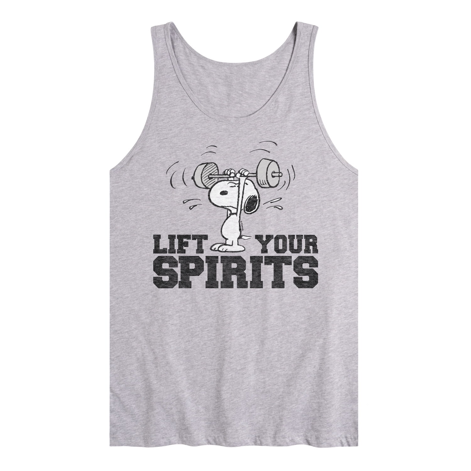 Peanuts - Lift Your Spirits - Gym - Snoopy - Men's Jersey Tank ...