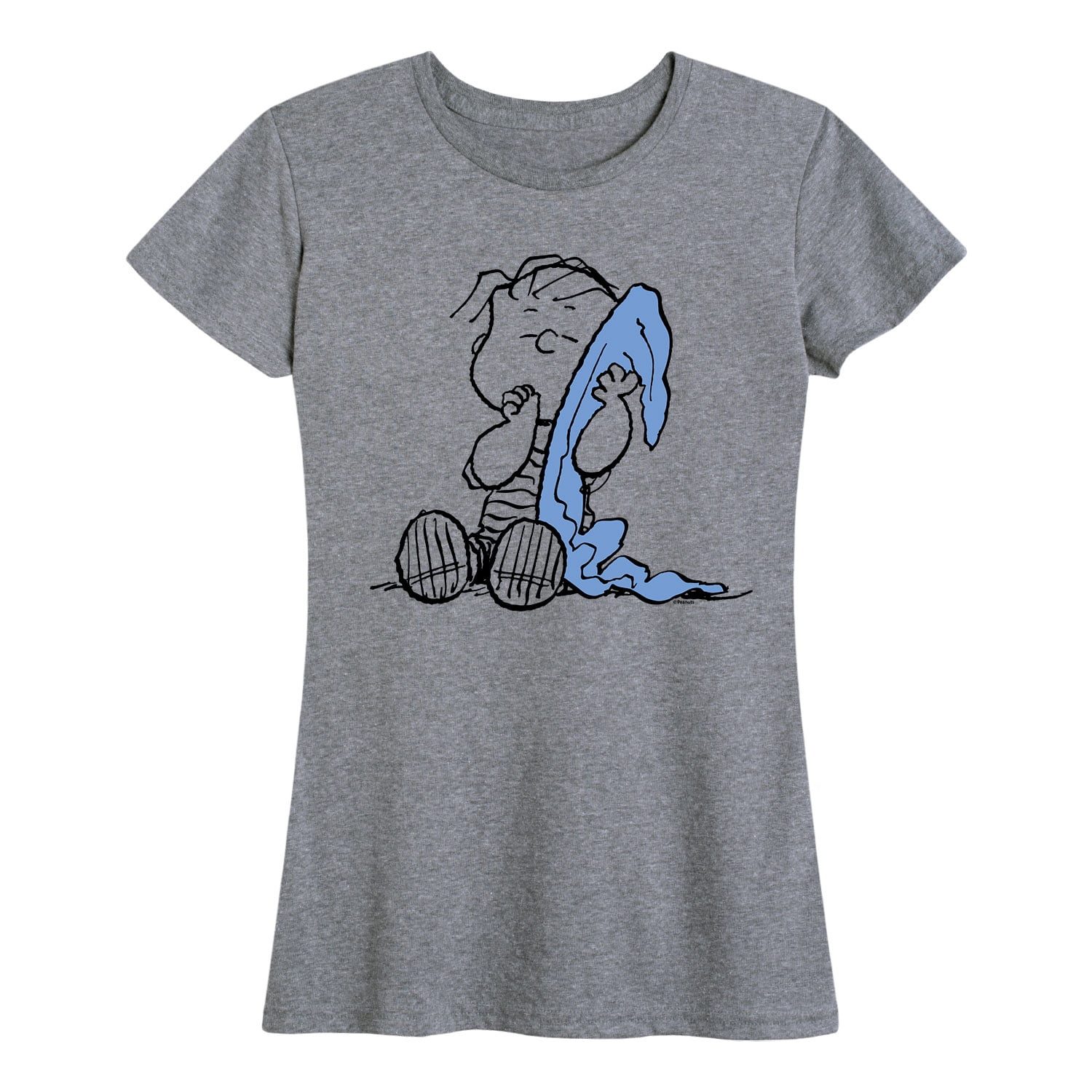 Peanuts - Linus Blanket - Women's Short Sleeve Graphic T-Shirt ...