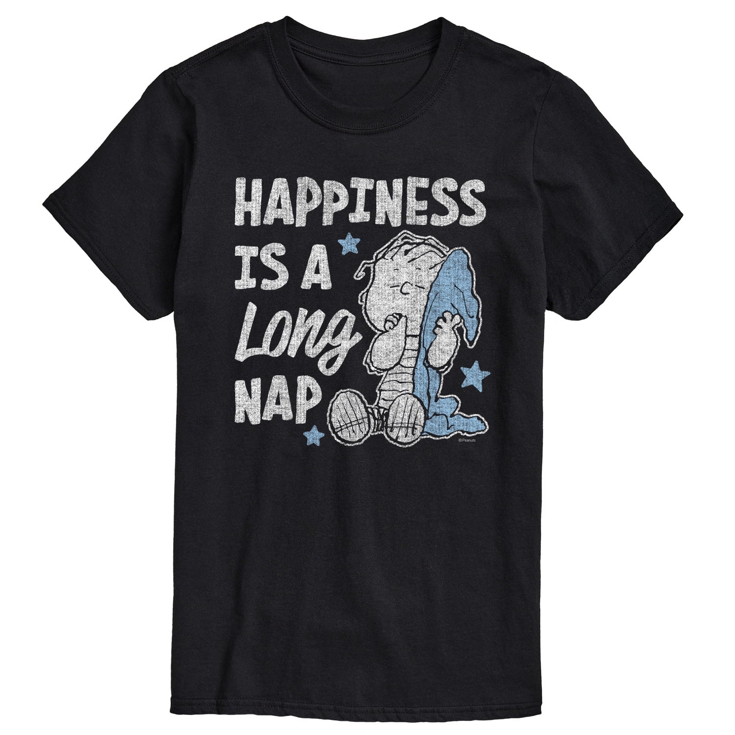 Peanuts - Linus Happiness Is A Long Nap - Men's Short Sleeve Graphic T ...