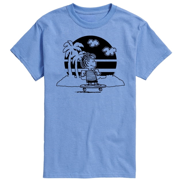 Peanuts - Linus Skateboarding - Men's Short Sleeve Graphic T-Shirt ...