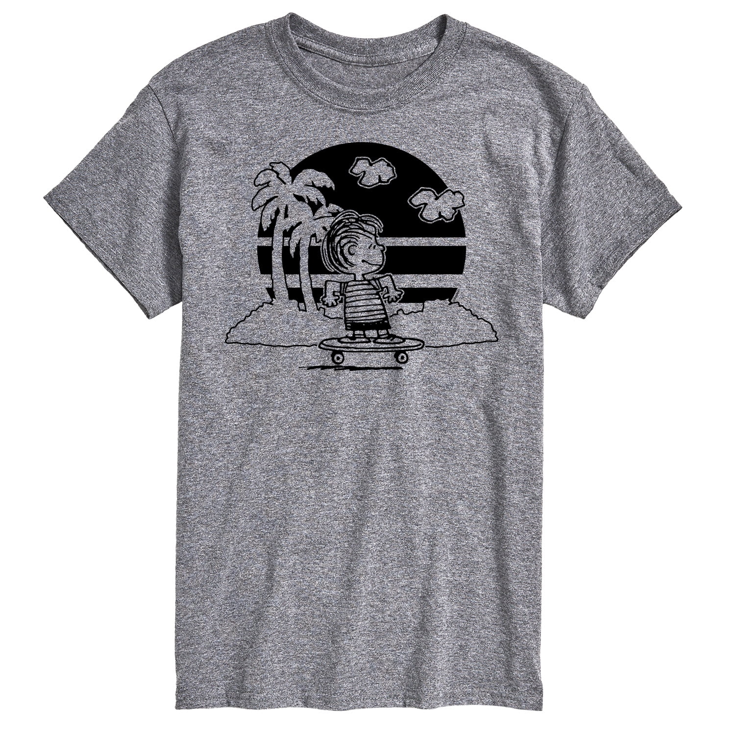 Peanuts - Linus Skateboarding - Men's Short Sleeve Graphic T-Shirt ...