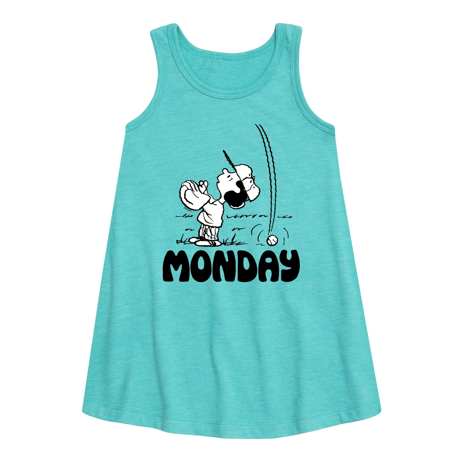 Peanuts - Lucy Monday - Toddler & Youth Girls A-line Dress - Walmart.com