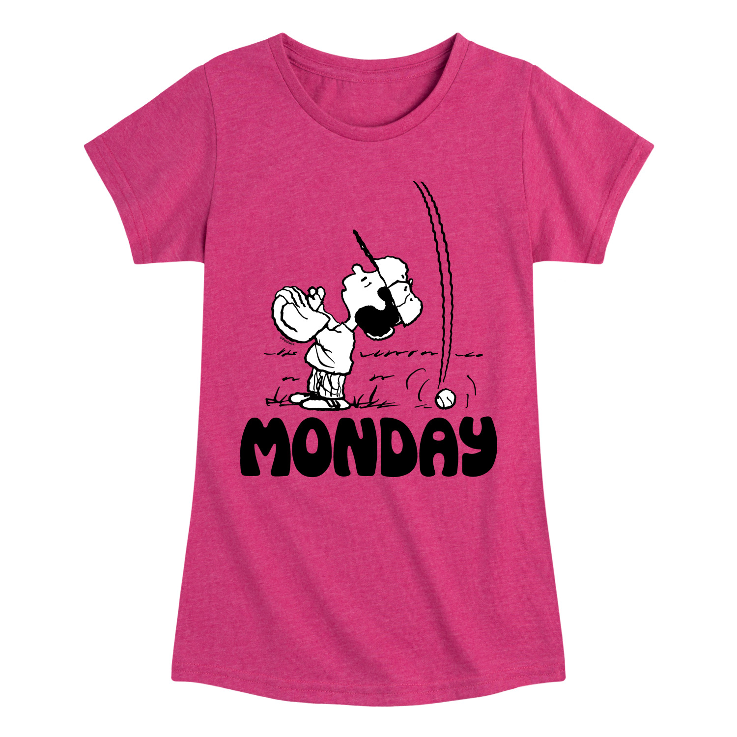 Peanuts - Lucy Monday - Toddler & Youth Girls Short Sleeve Graphic T ...