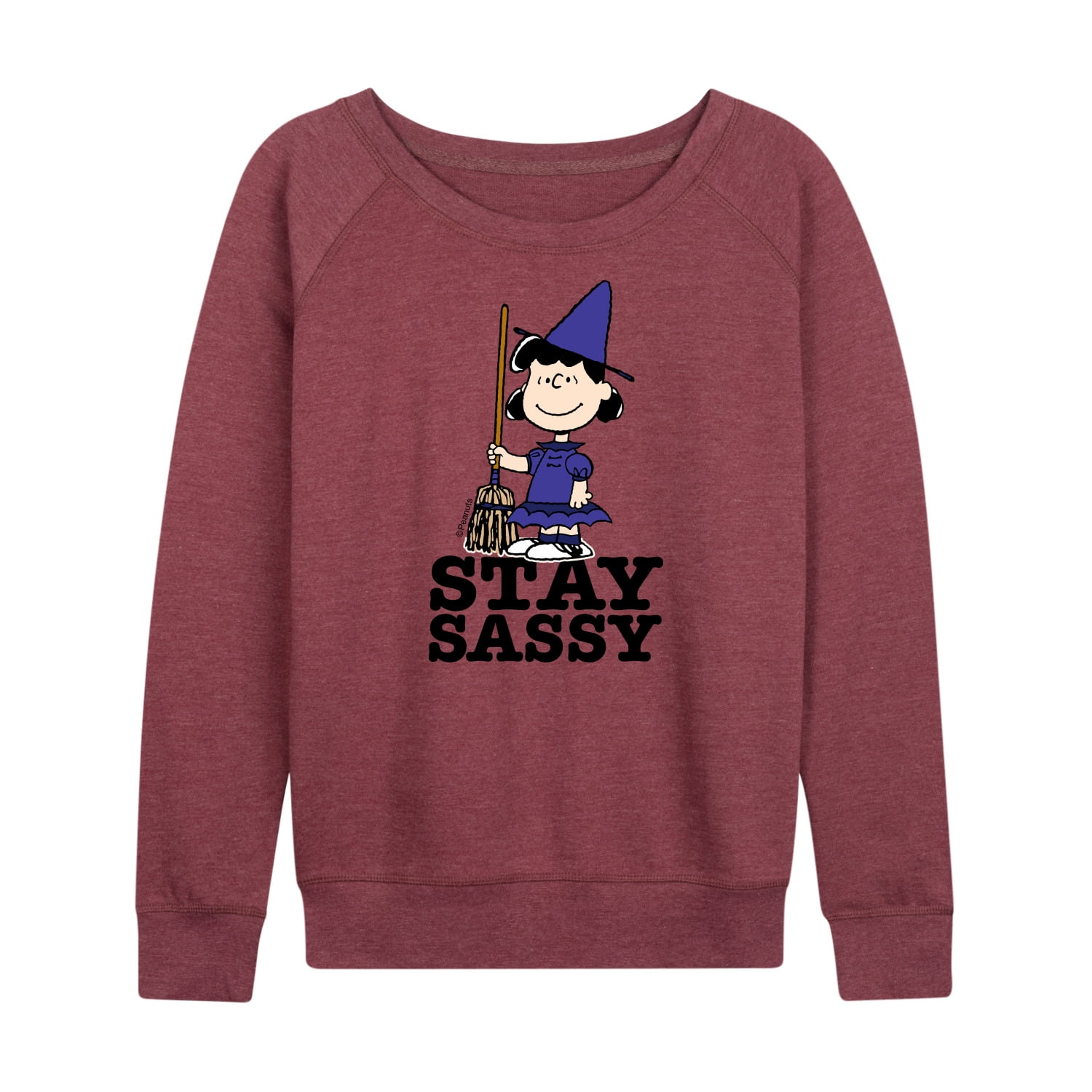 Peanuts - Lucy Stay Sassy - Women's Lightweight French Terry Long ...