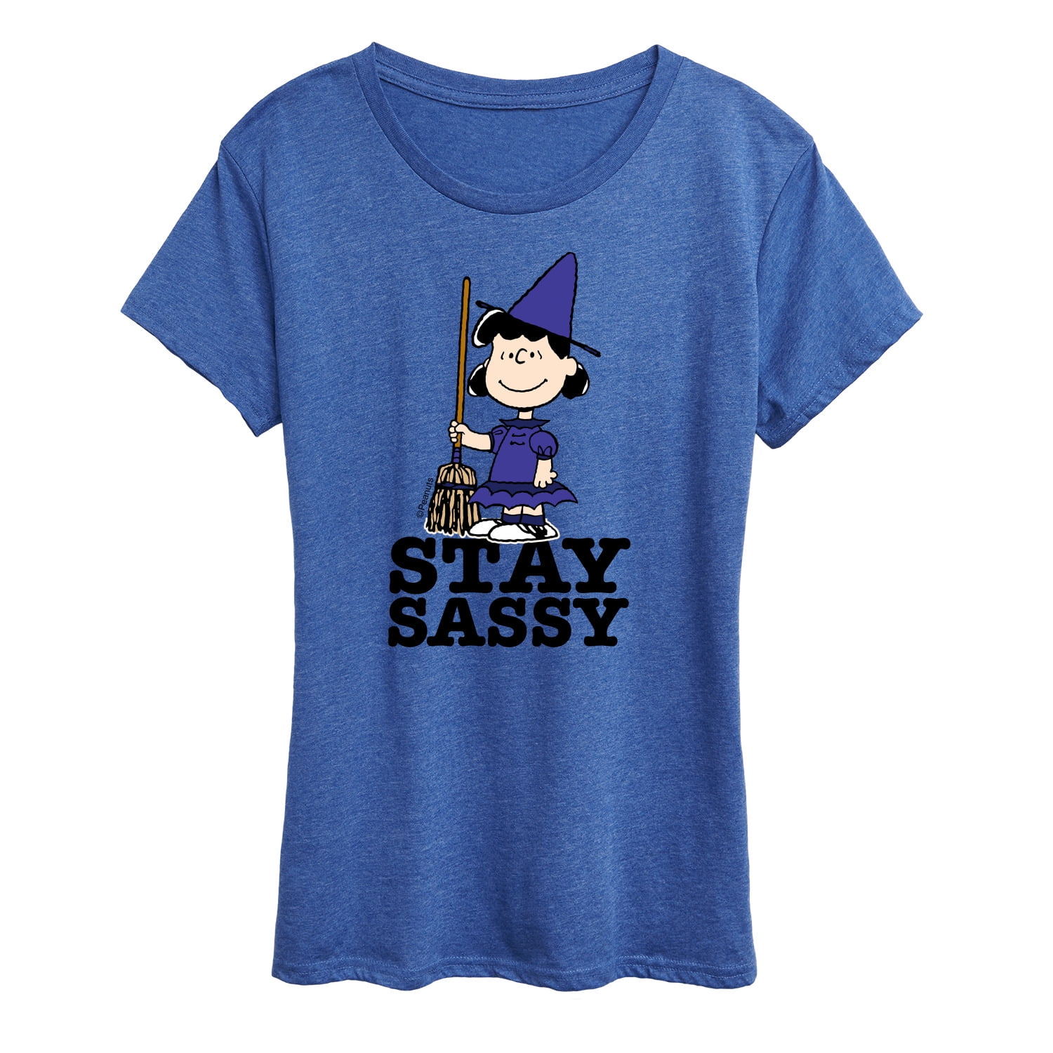Peanuts - Lucy Stay Sassy - Women's Short Sleeve Graphic T-Shirt ...
