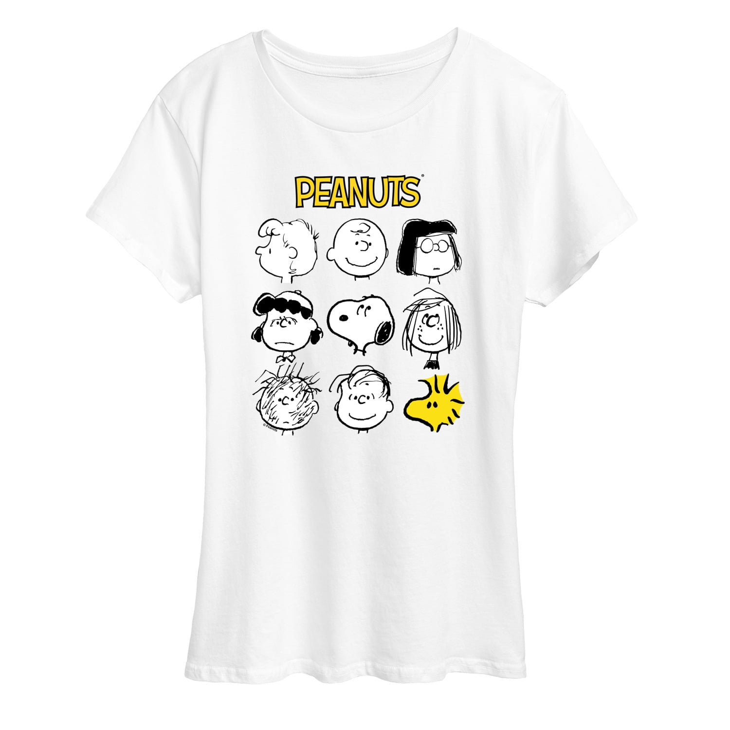 Peanuts - Many Faces Of Snoopy And Friends - Women's Short Sleeve ...