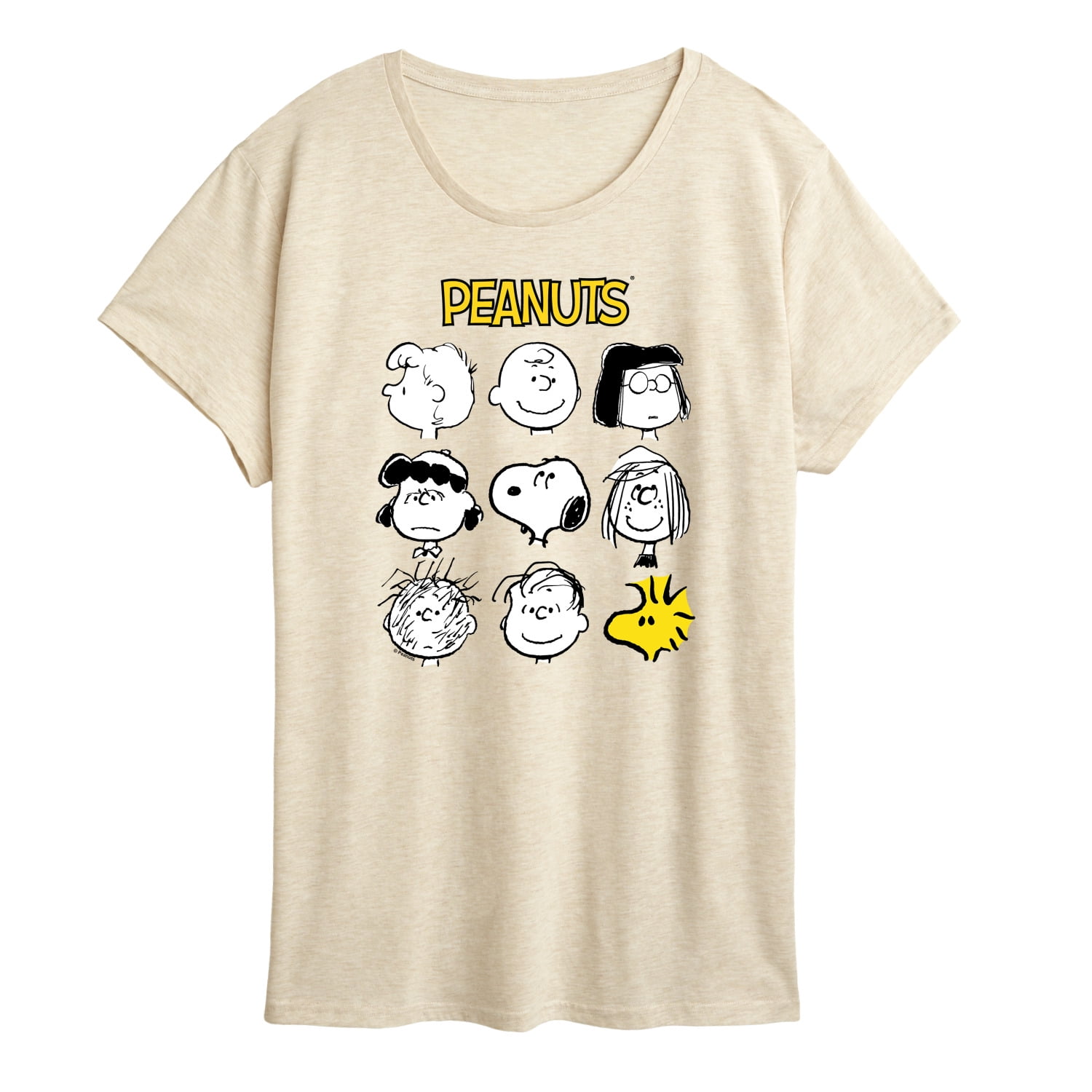 Peanuts - Many Faces Of Snoopy And Friends - Women's Short Sleeve ...