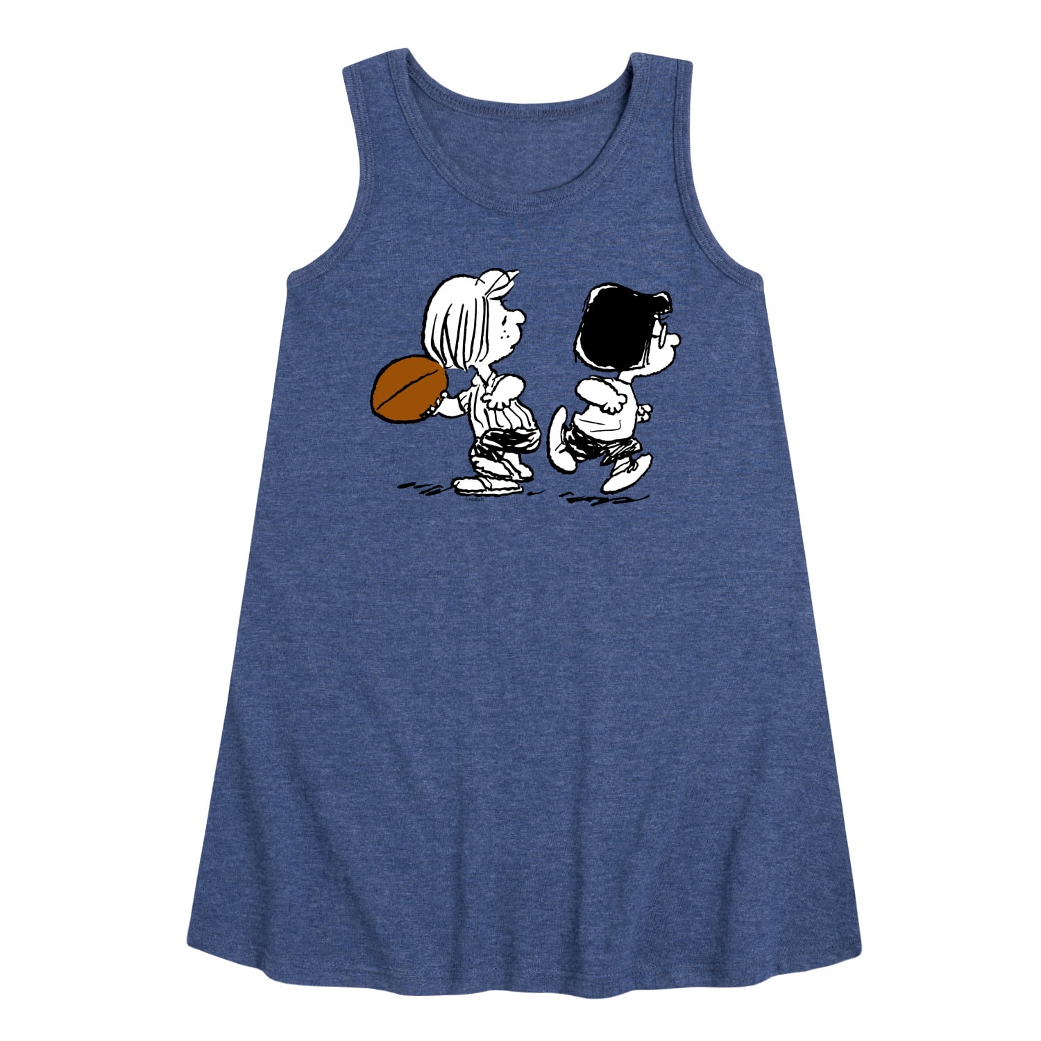 Peanuts - Marcie Patty Football - Toddler & Youth Girls A-line Dress ...
