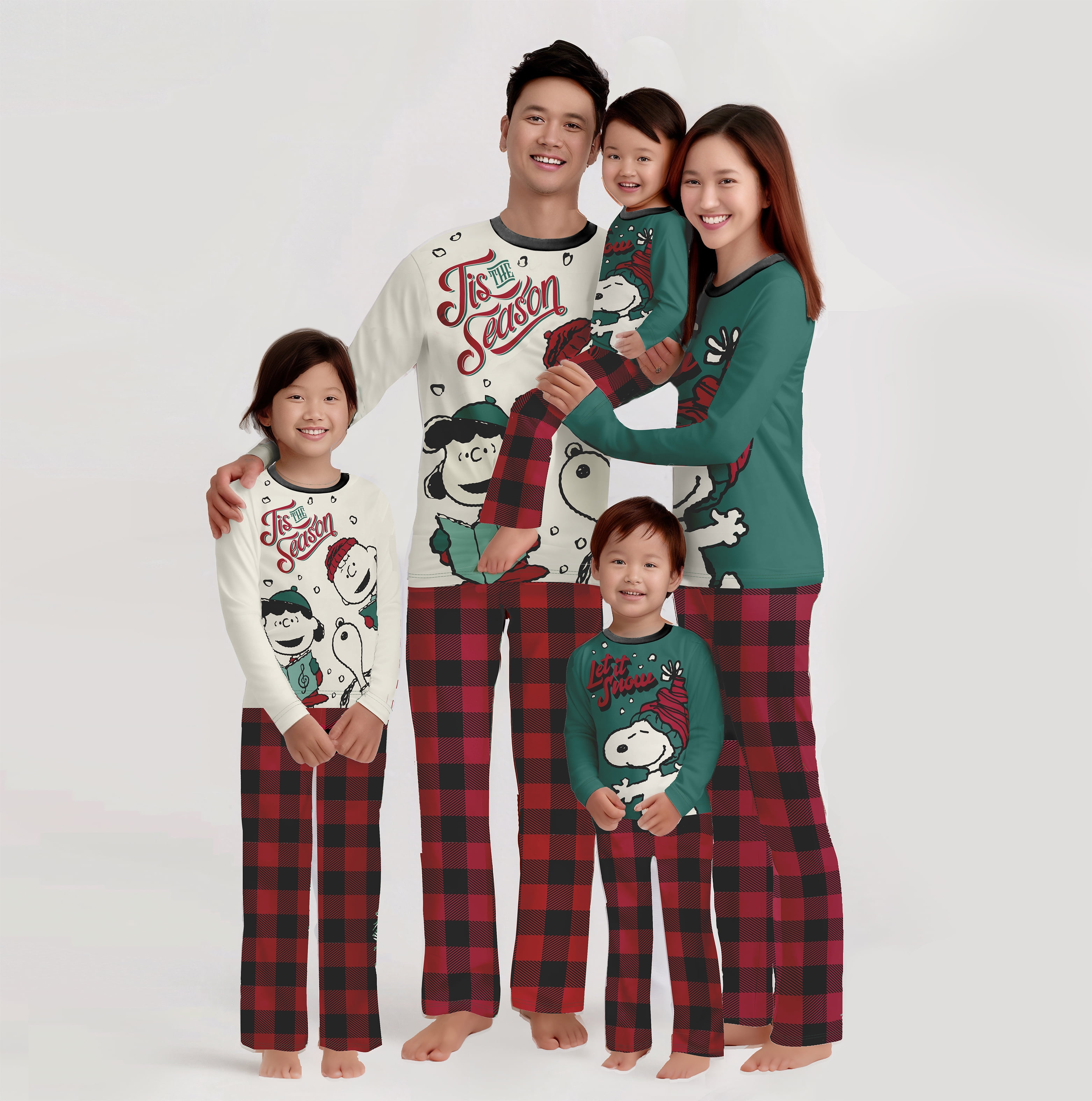 Peanuts Christmas Pajamas – Toddler, 2-Piece Pajama Set Holiday ...