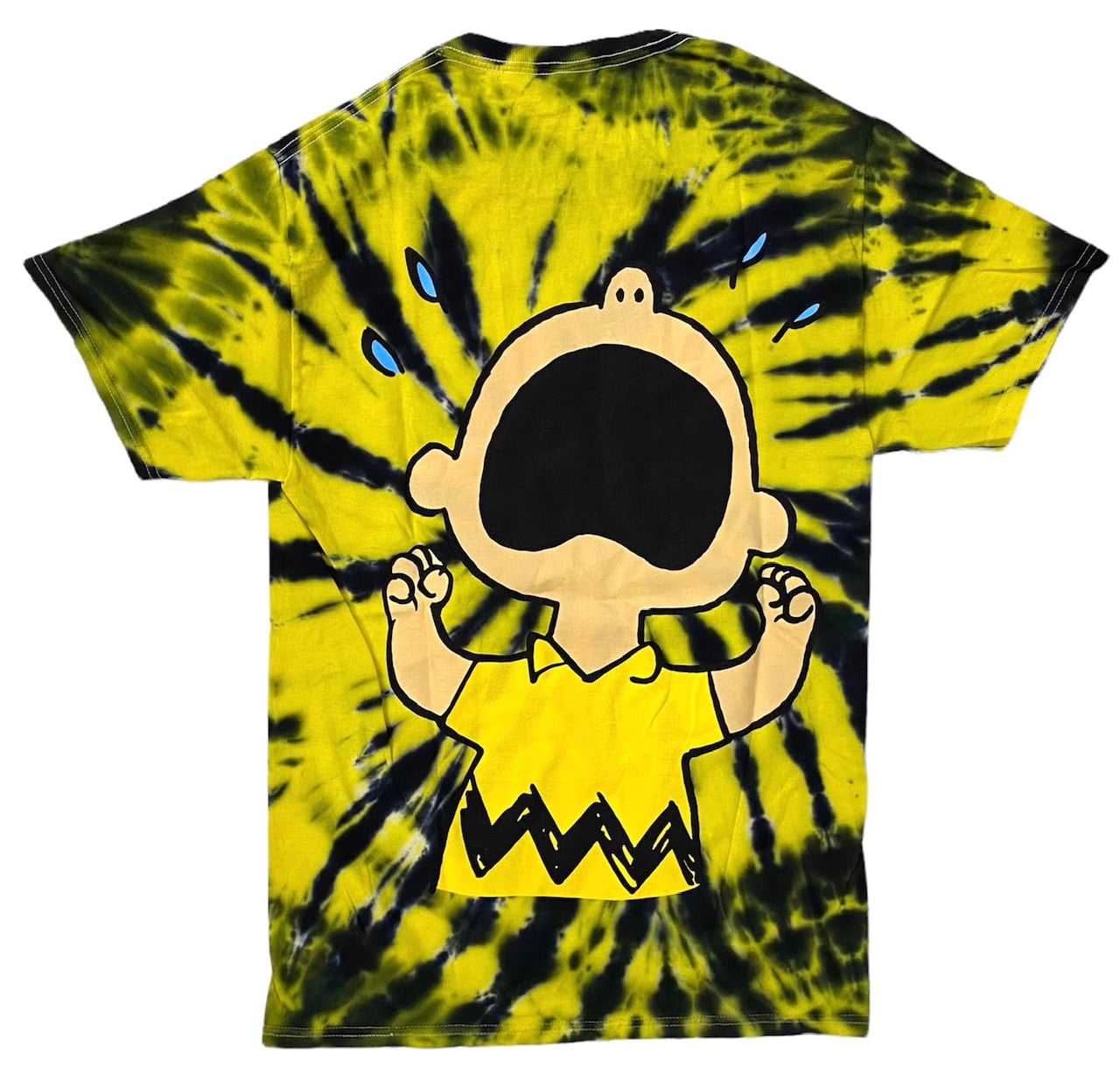 Peanuts Officially Licensed Charlie Brown Good Grief Tie Dye T-Shirt ...