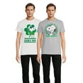 Peanuts Men's Snoopy Lucky Dog & I'll Do It Tomorrow St. Patrick's Day ...