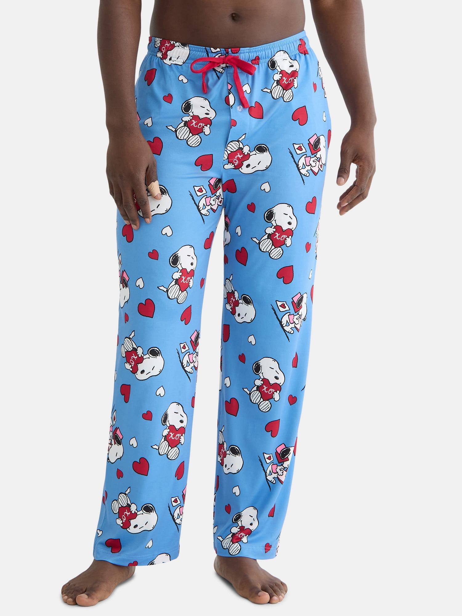 Peanuts Men's Valentine's Day Pajama Sleep Pants, Sizes S-2XL - Walmart.com