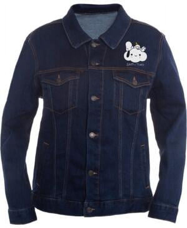 Peanuts Mens Sam + Tury Graphic Jean Denim Jacket - Walmart.com